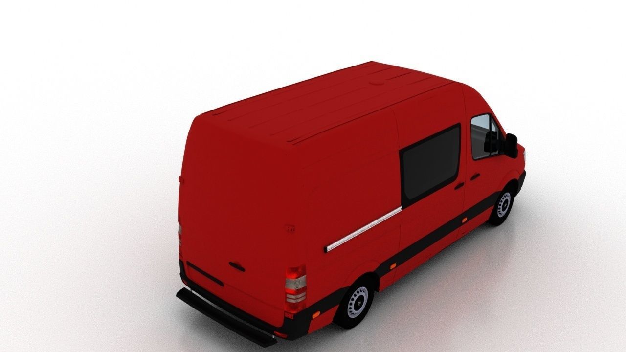Mercedes Benz Sprinter L2H2 2015 Crew Van EU 3D model | CGTrader
