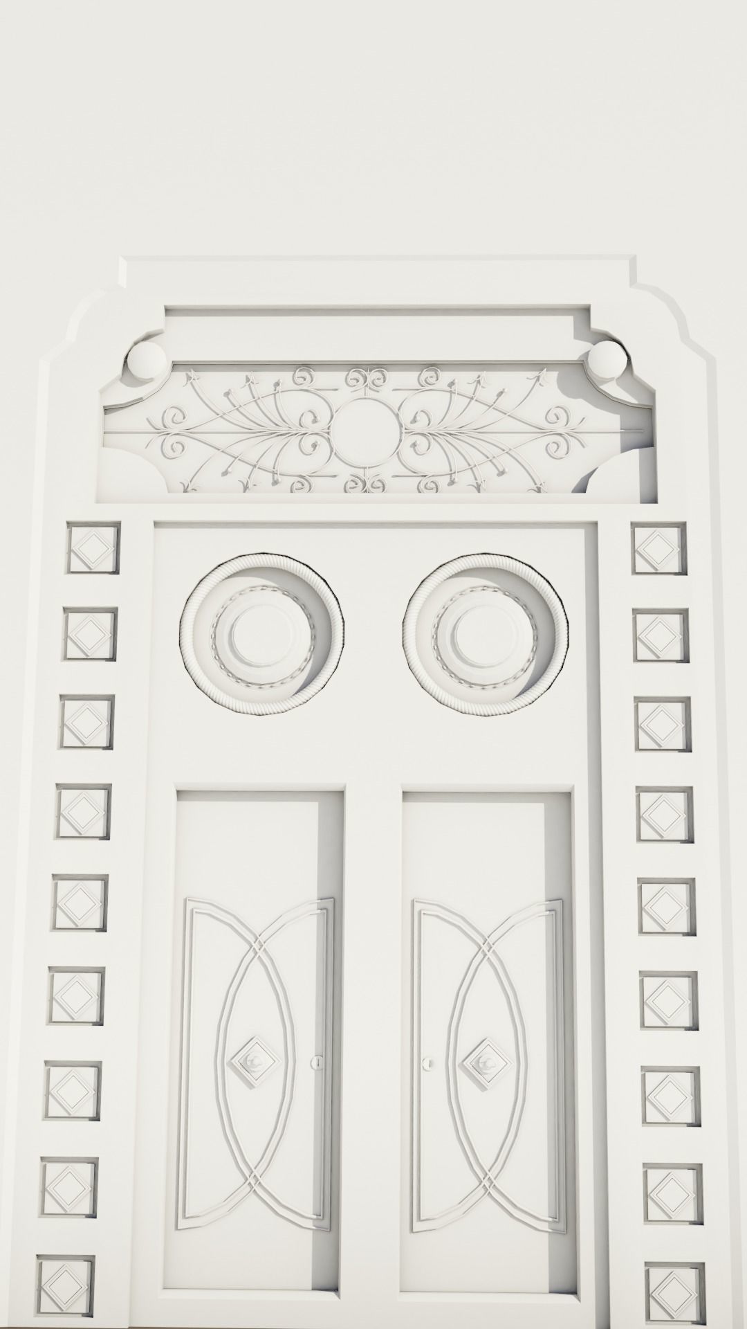 Classic Door Model 1 3D model | CGTrader