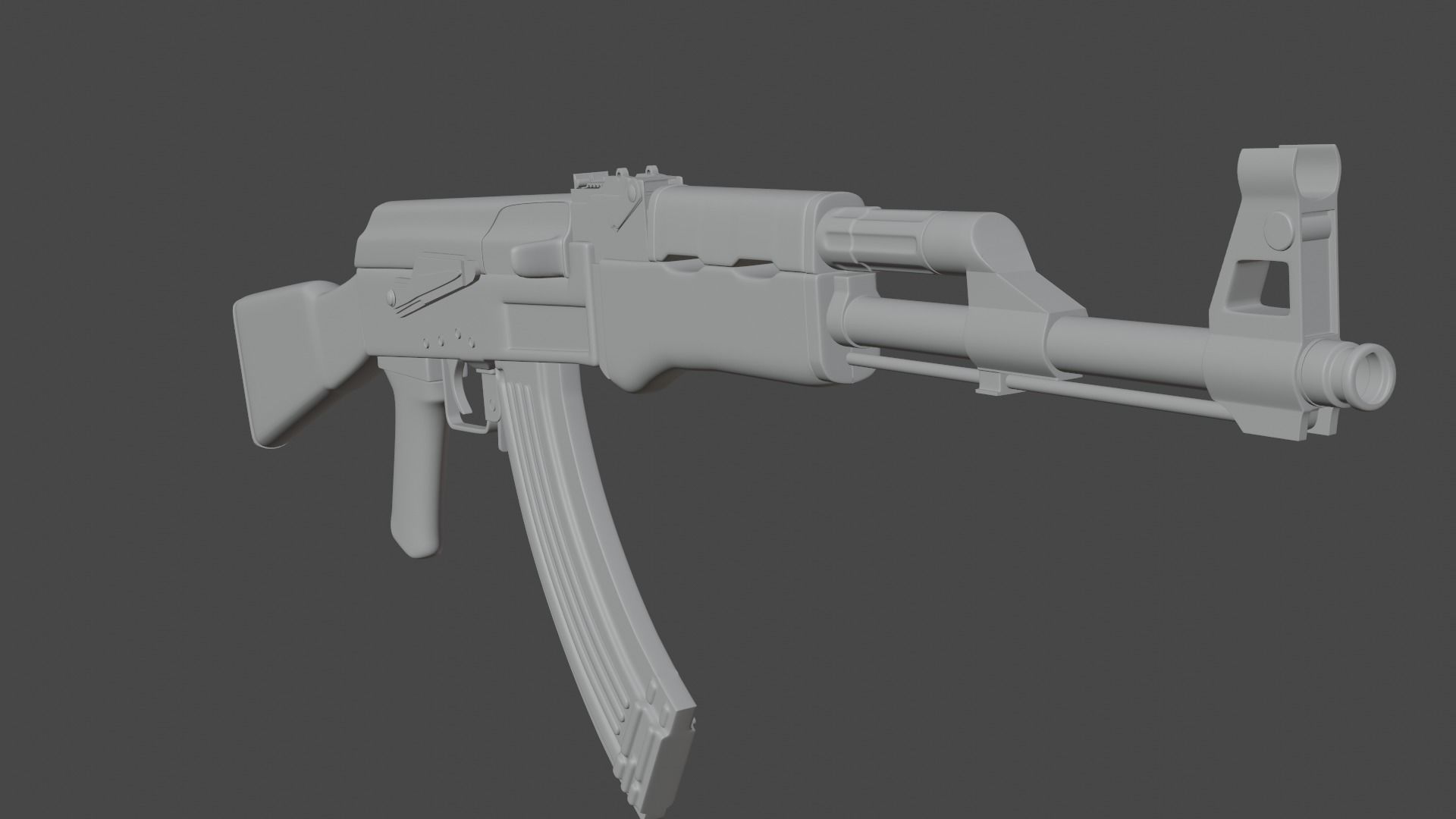 AK 47 free 3D model | CGTrader