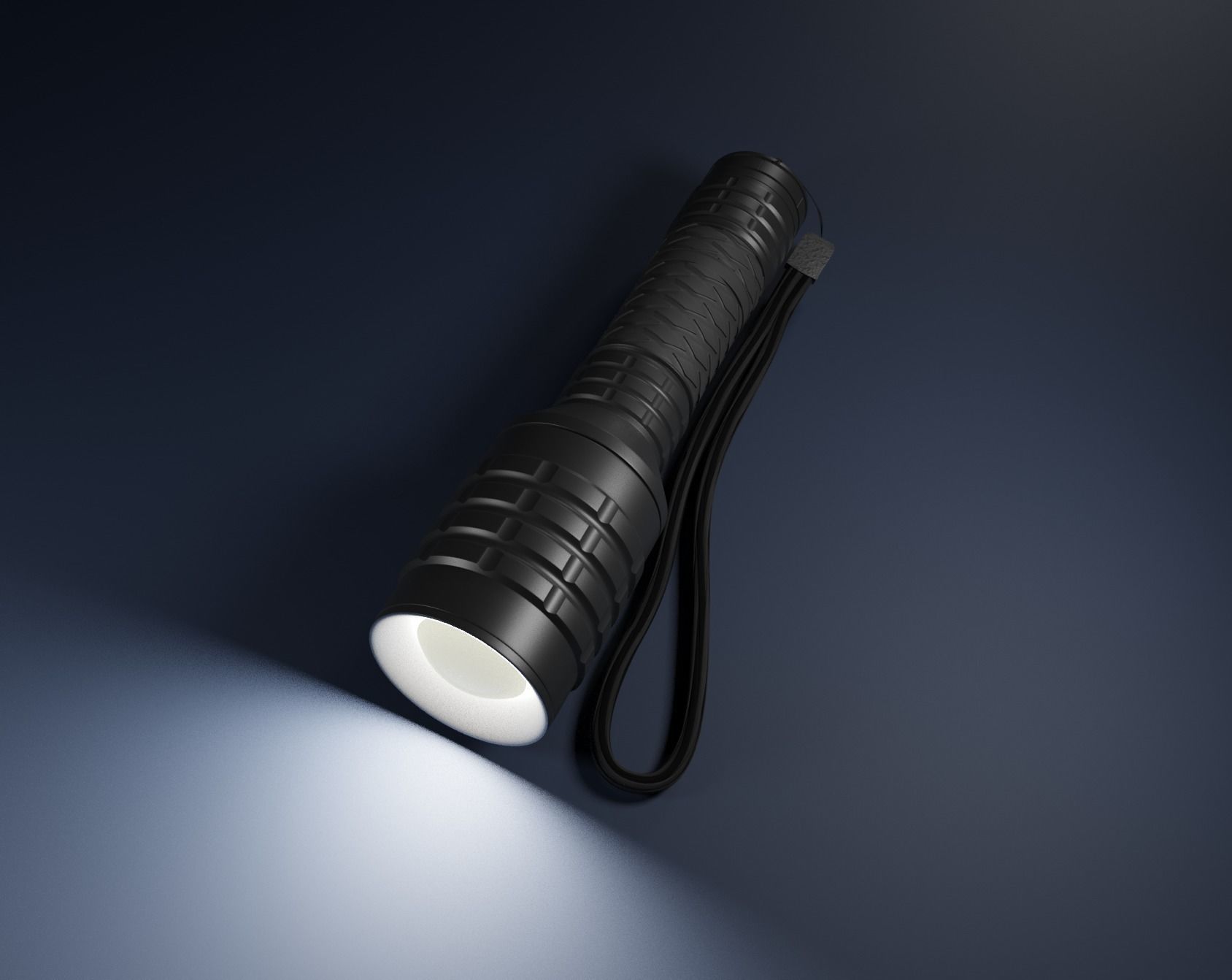 Flashlight free 3D model | CGTrader