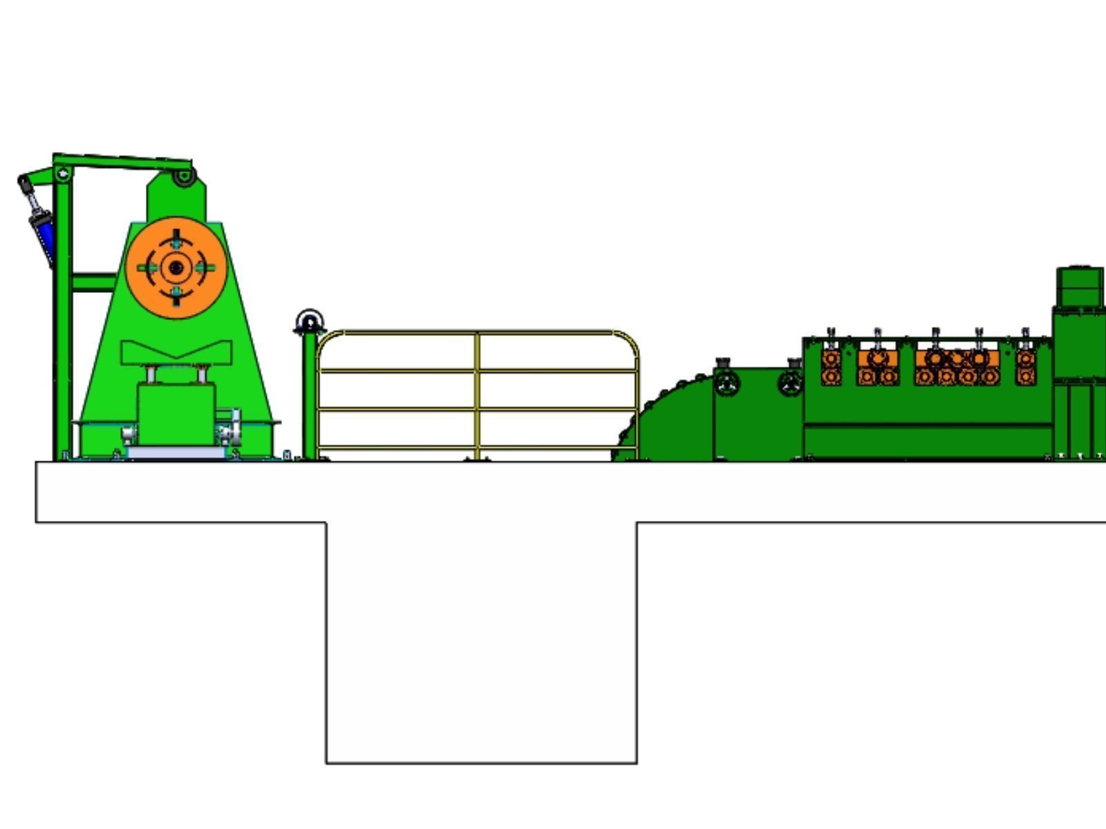 Metal cut to length line 3D model 3D printable | CGTrader