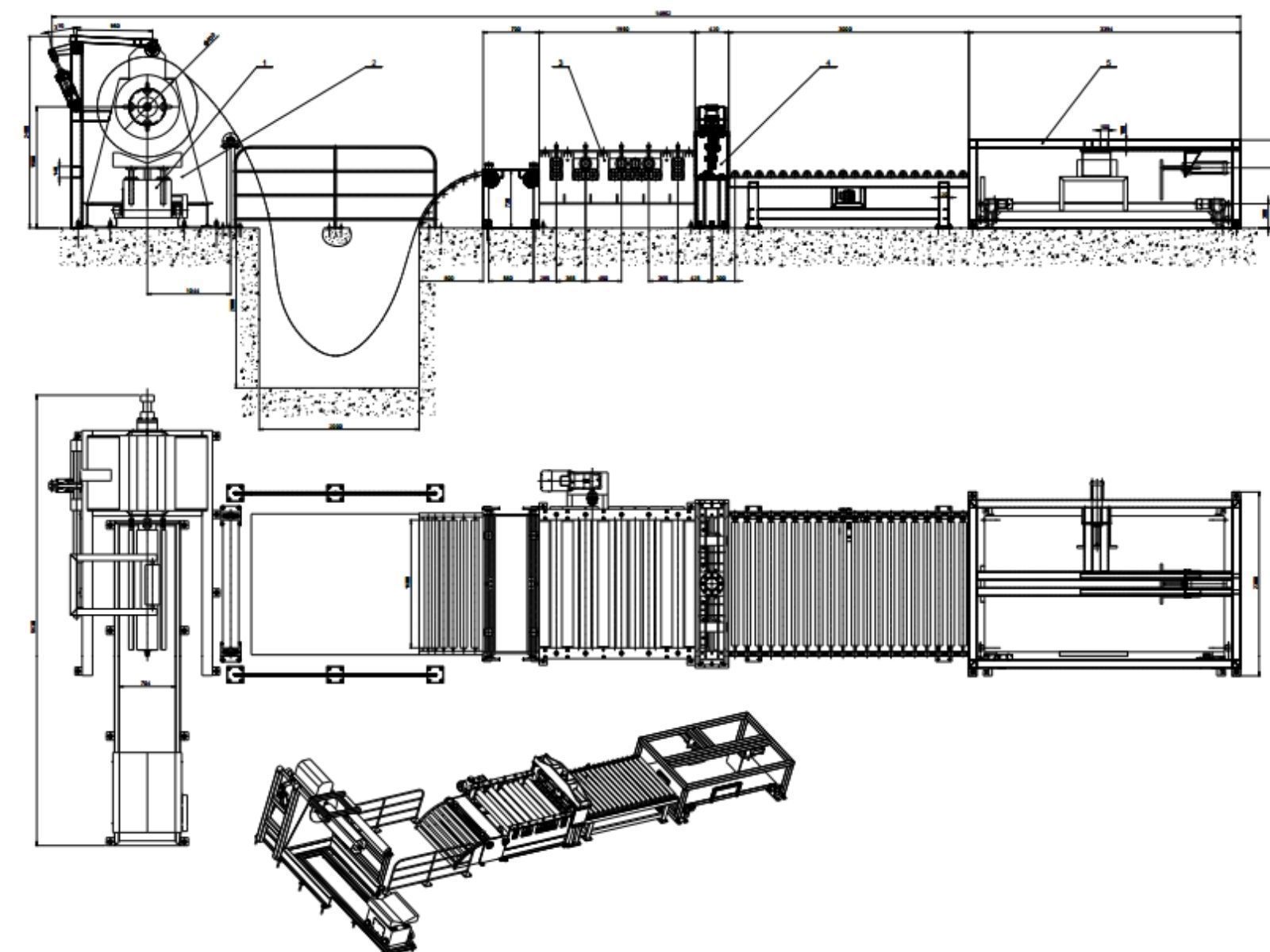 Metal cut to length line 3D model 3D printable | CGTrader