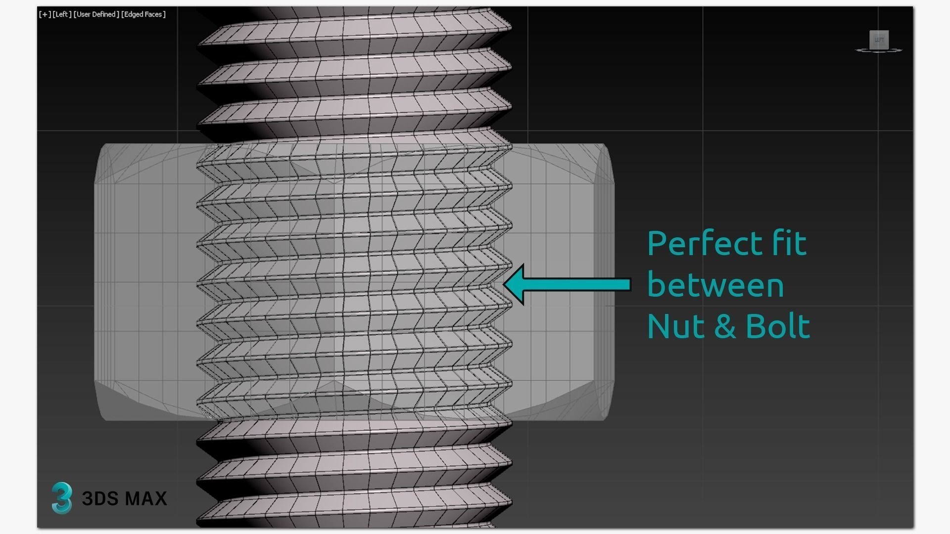 Screw Bolt and Nut Rigged 3D model animated rigged | CGTrader
