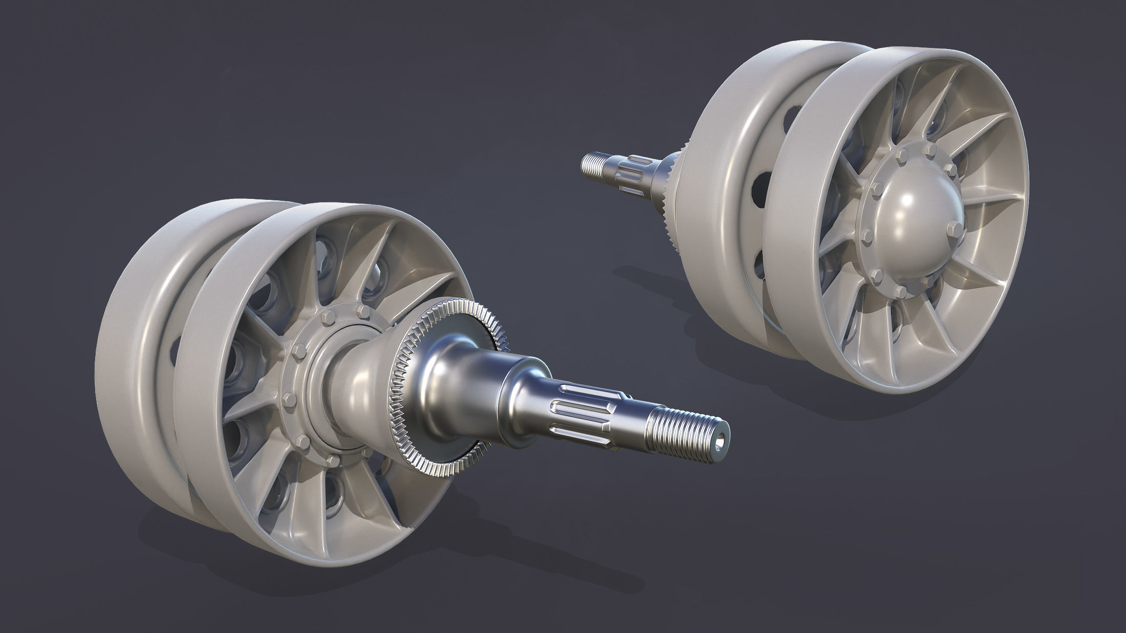 T-34 Tank Wheels Late 3D model | CGTrader