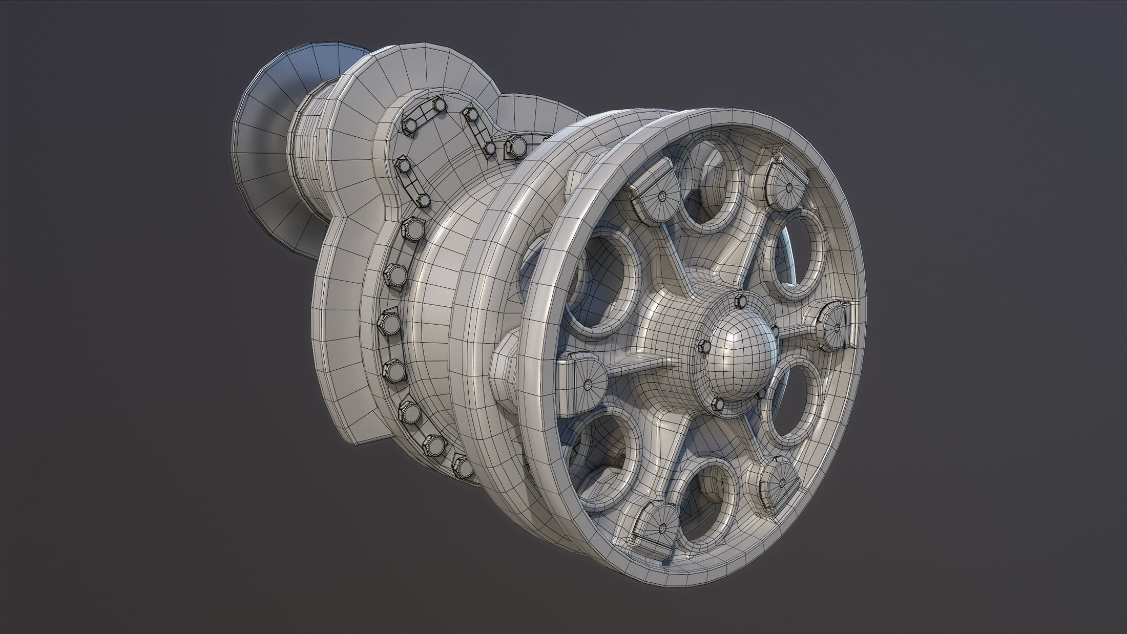 T-34 Tank Wheels Late 3D model | CGTrader