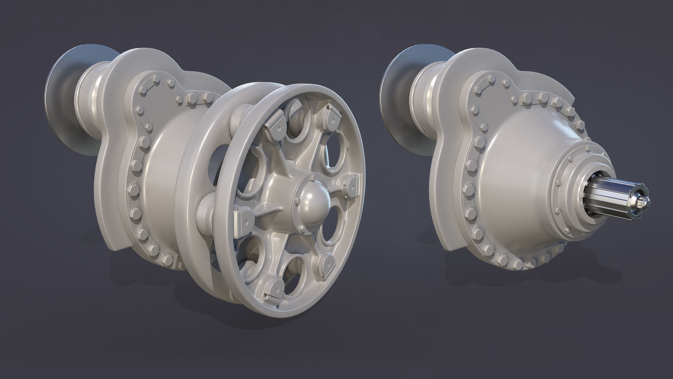 T-34 Tank Wheels Late 3D model | CGTrader