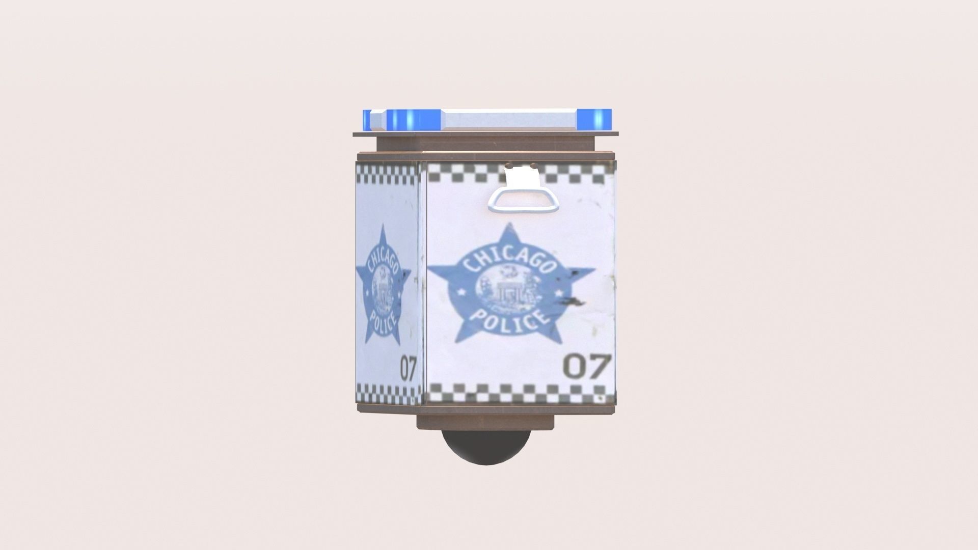 3D model Chicago POD Police Observation Device VR / AR / low-poly ...