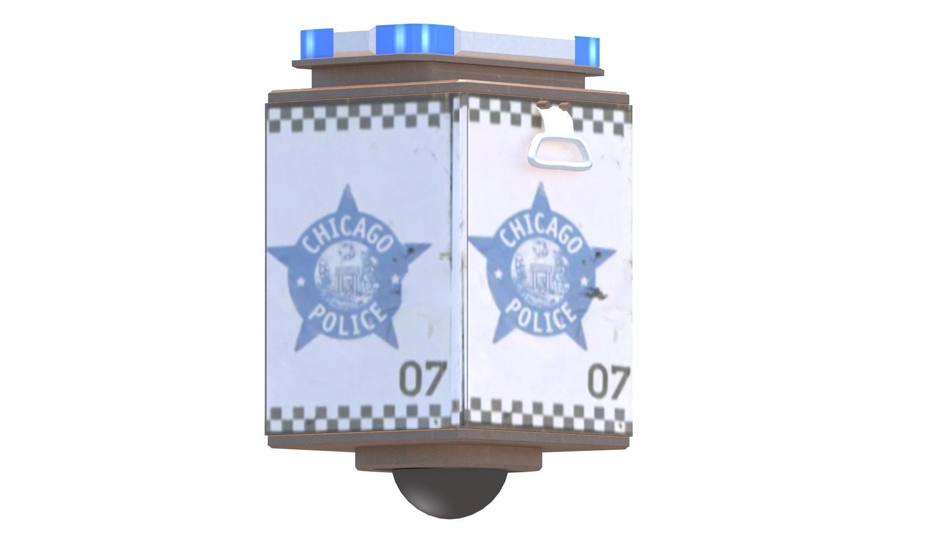 3D model Chicago POD Police Observation Device VR / AR / low-poly ...