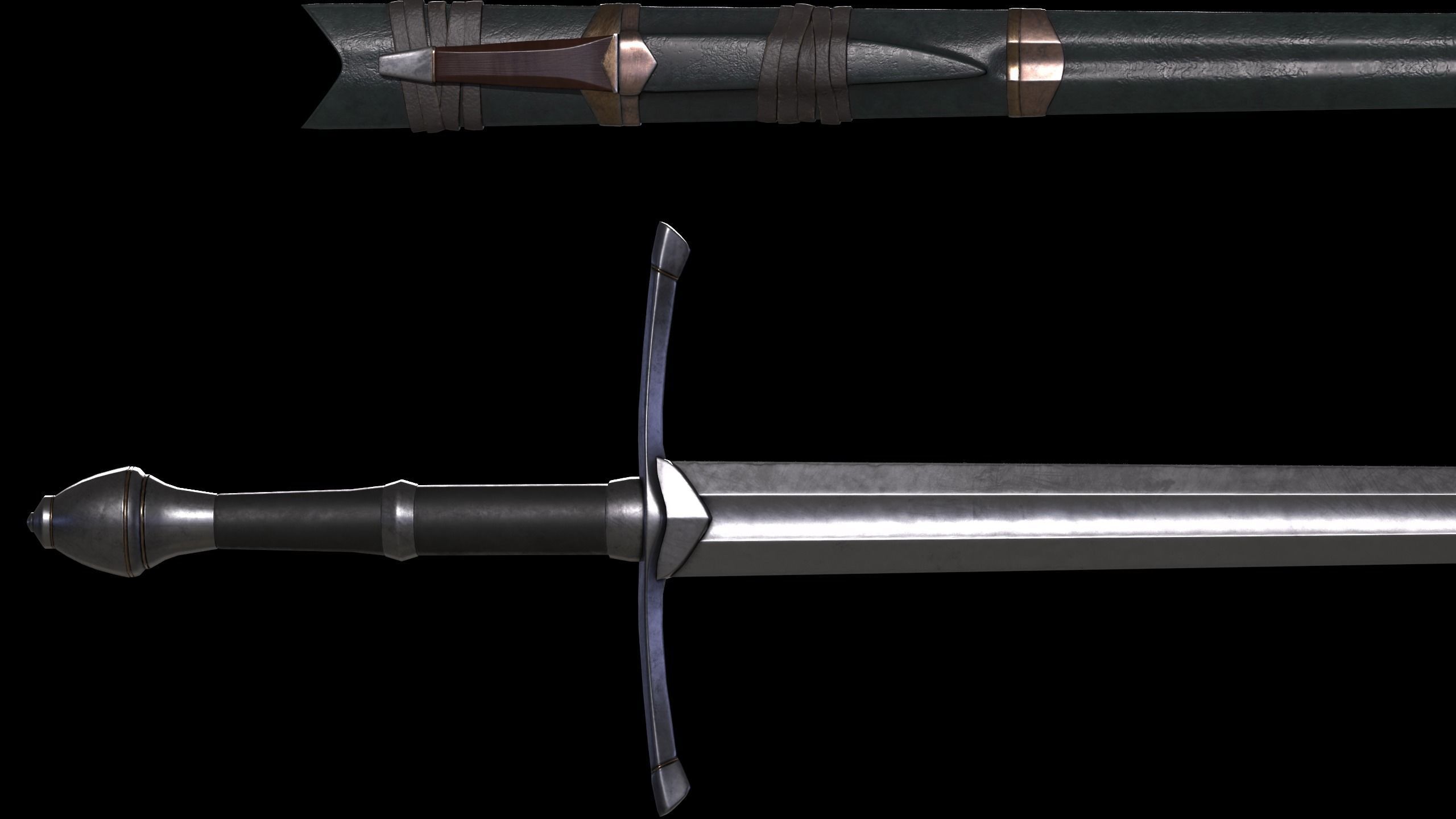 3D model Strider Sword LOTR VR / AR / low-poly | CGTrader