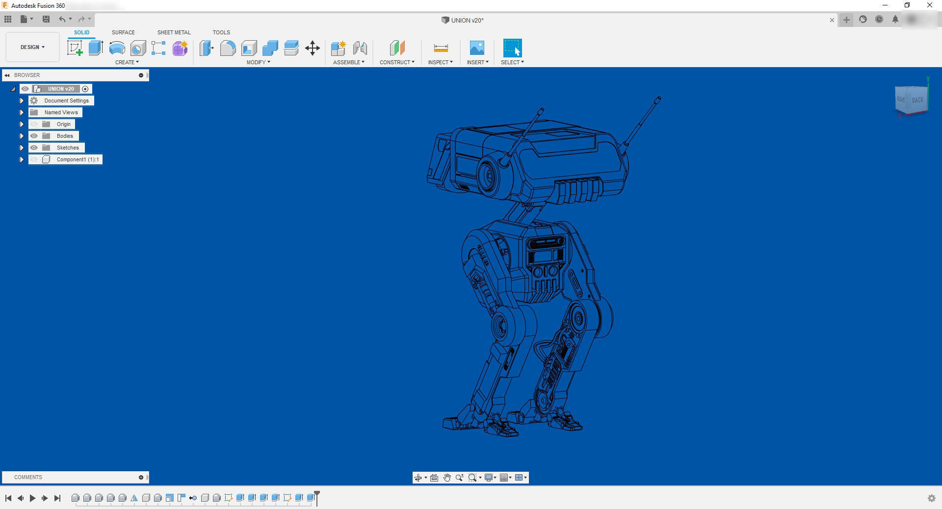 BD1 Droid 3D model 3D printable | CGTrader
