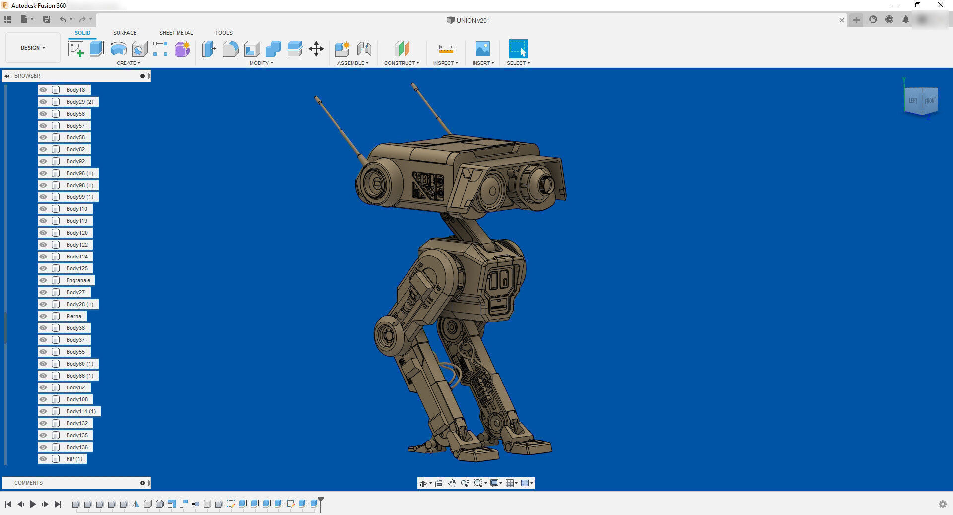 BD1 Droid 3D model 3D printable | CGTrader