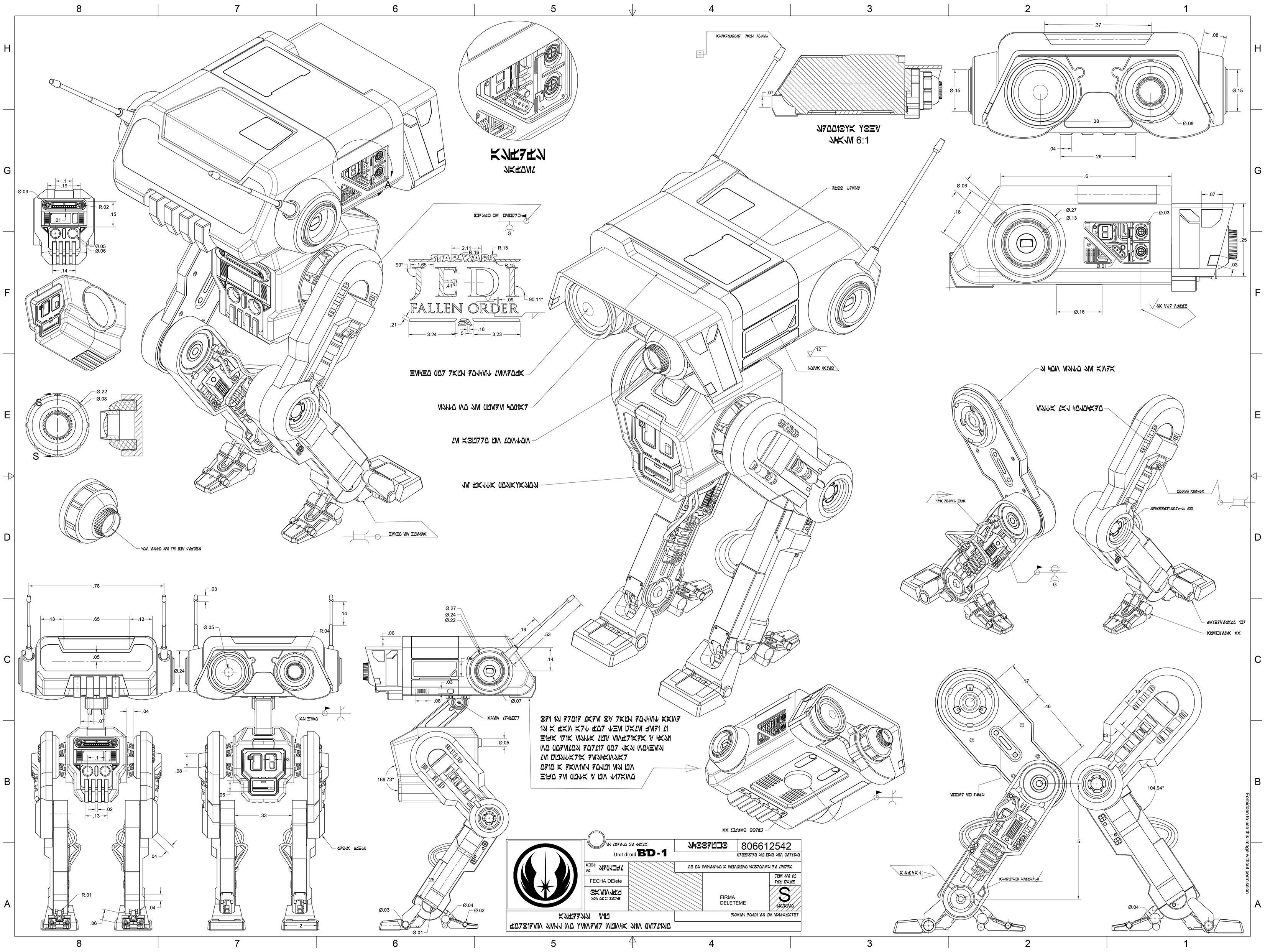 BD1 Droid 3D model 3D printable | CGTrader
