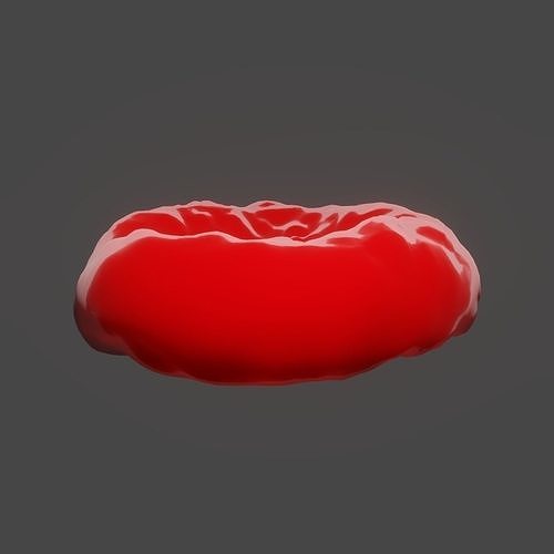Healthy Red Blood Cell animated 3D model animated | CGTrader