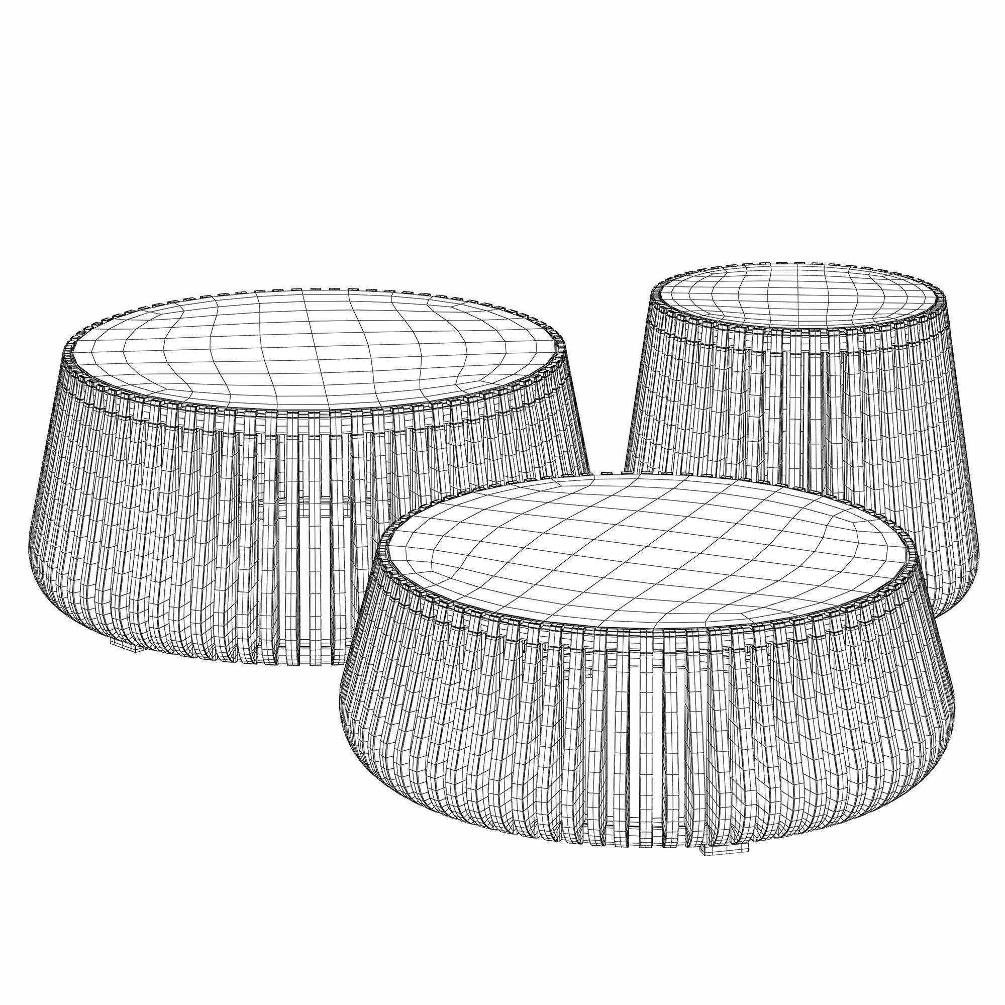 Lindi coffee table 3D model | CGTrader