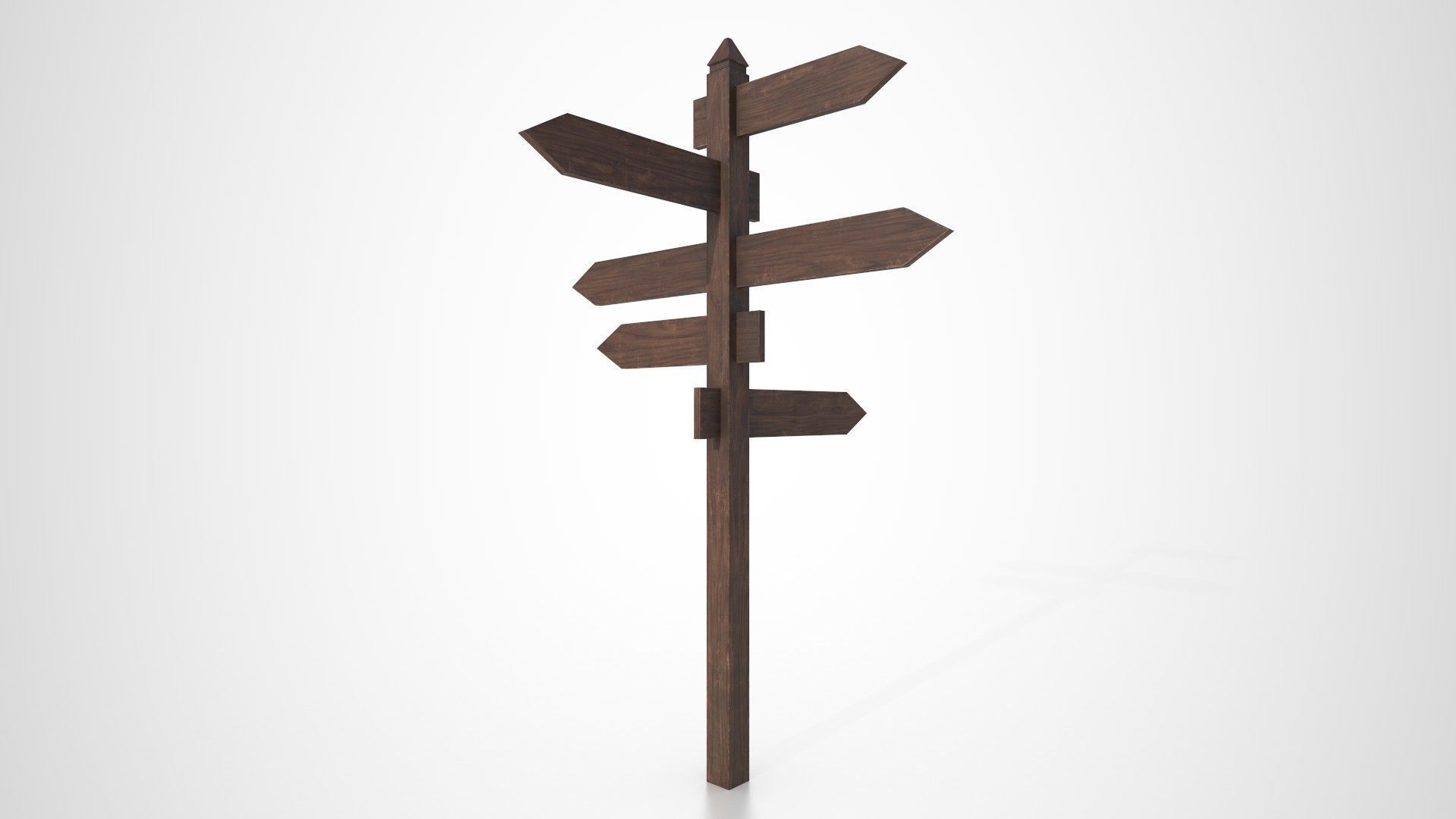 3D model Medieval Signpost VR / AR / low-poly | CGTrader