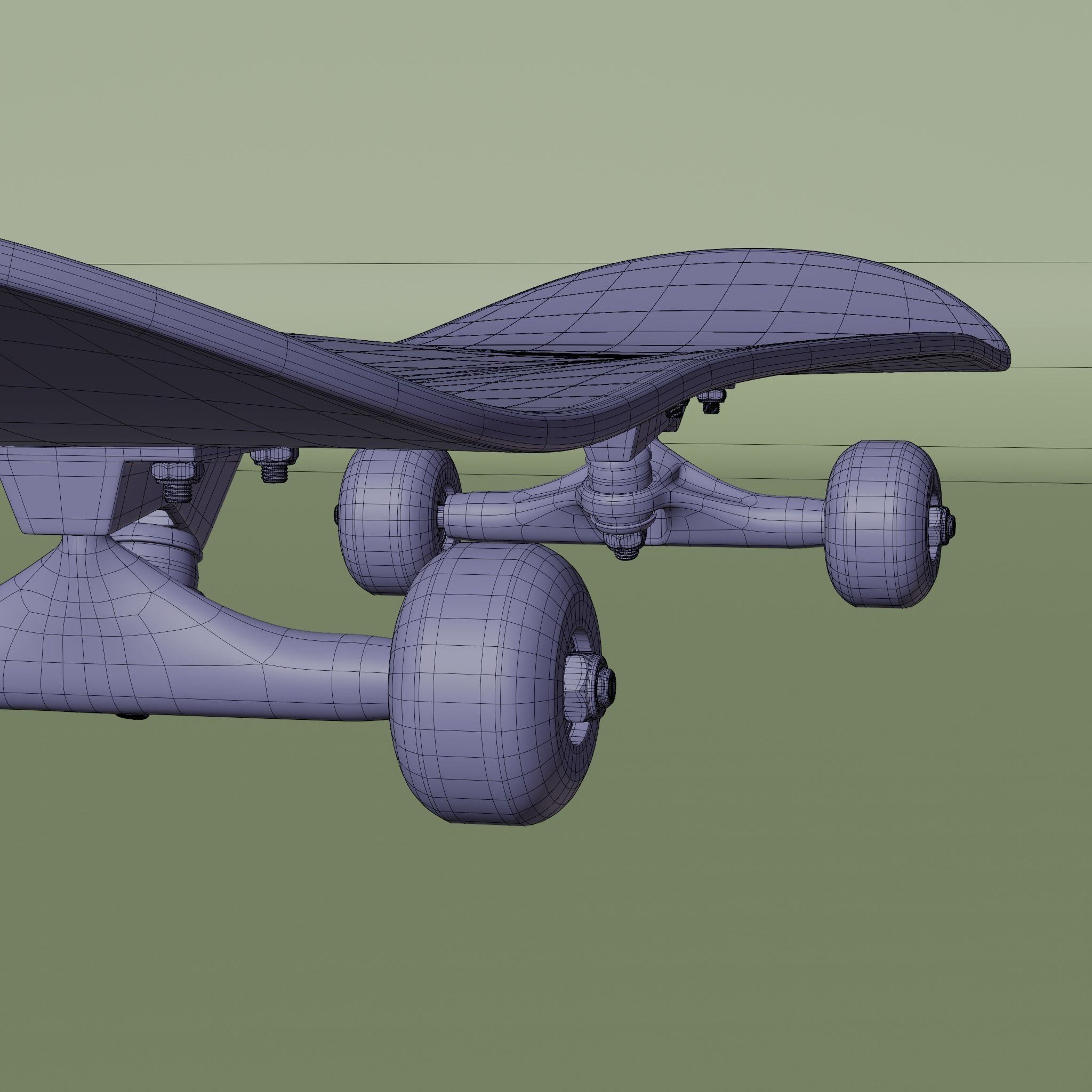 Skateboard - High quality free 3D model | CGTrader