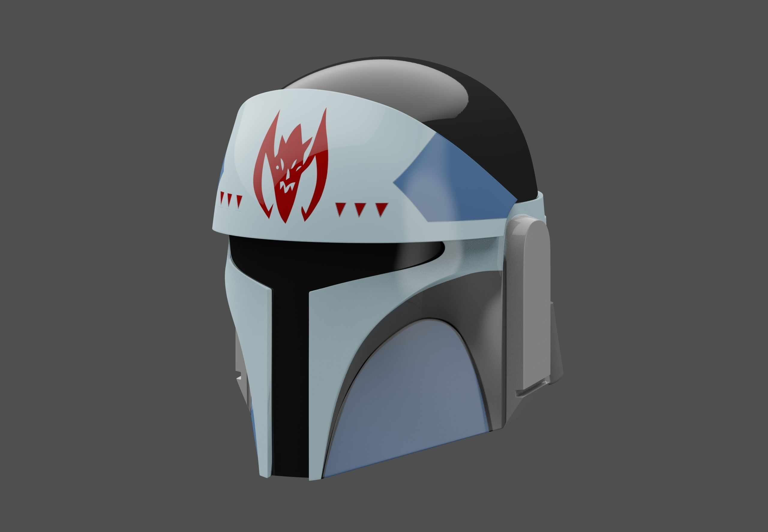 Fenn Rau Helmet 3D Print Files STL - Star Wars Rebels 3D model 3D ...