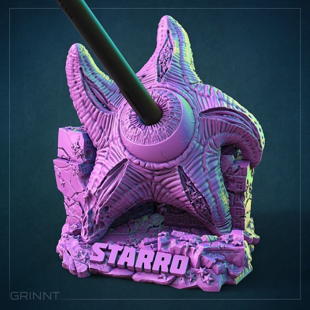 Starro from The Suicide Squad - Penholder 3D model 3D printable | CGTrader