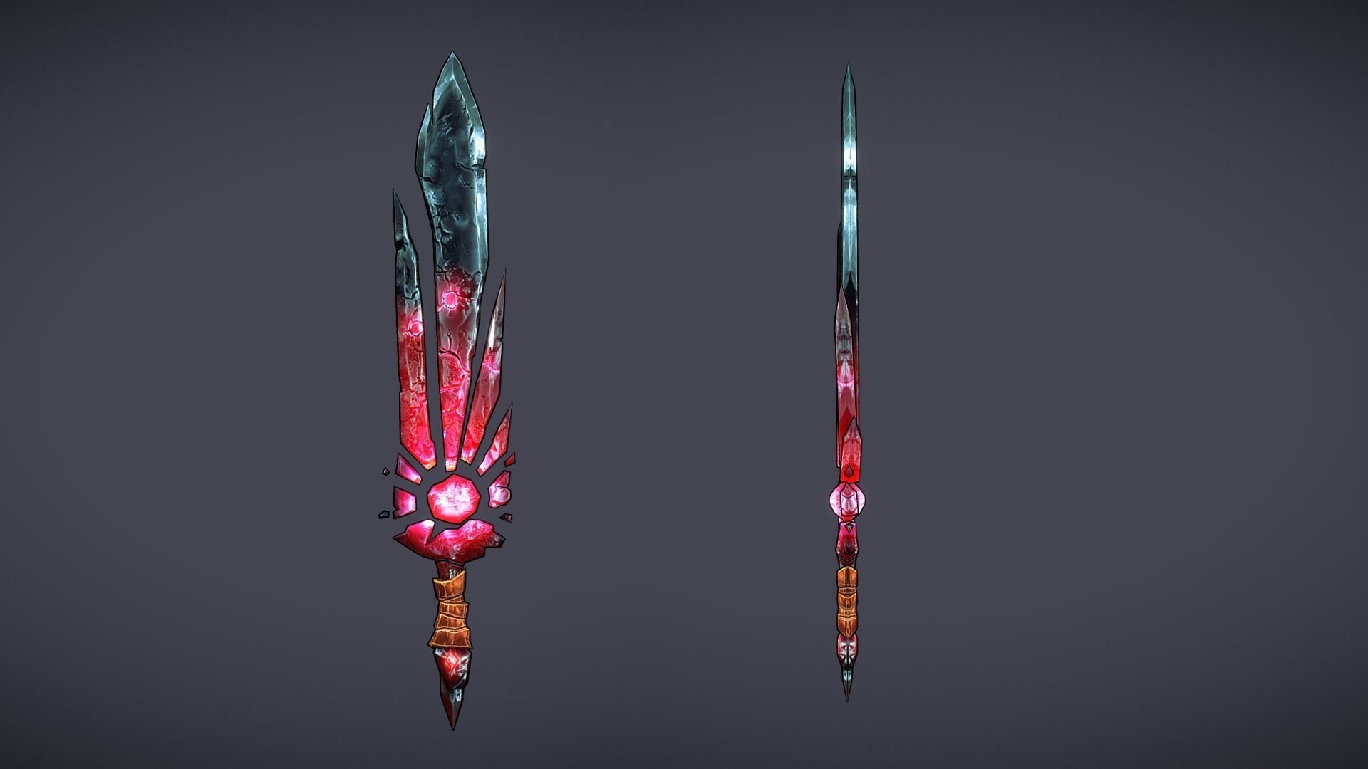 3D model Volcano Sword VR / AR / low-poly | CGTrader