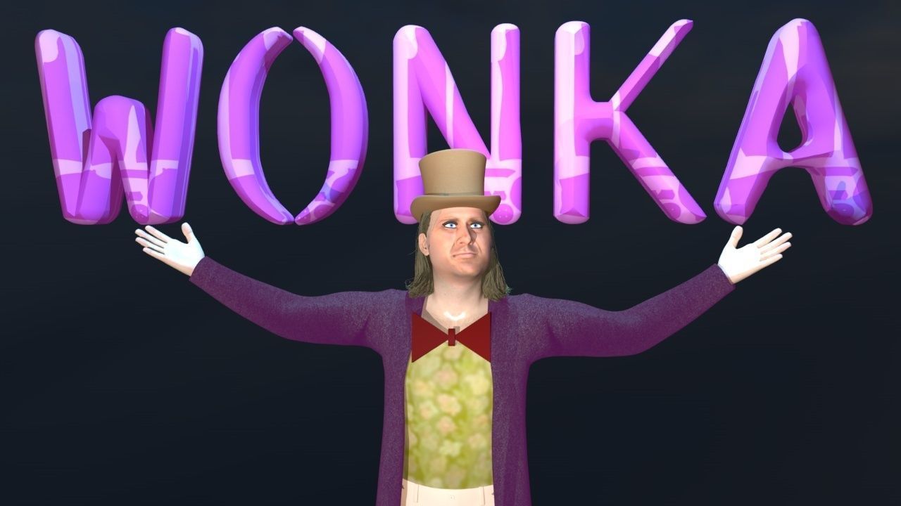 Willy Wonka Character Model 3D model | CGTrader