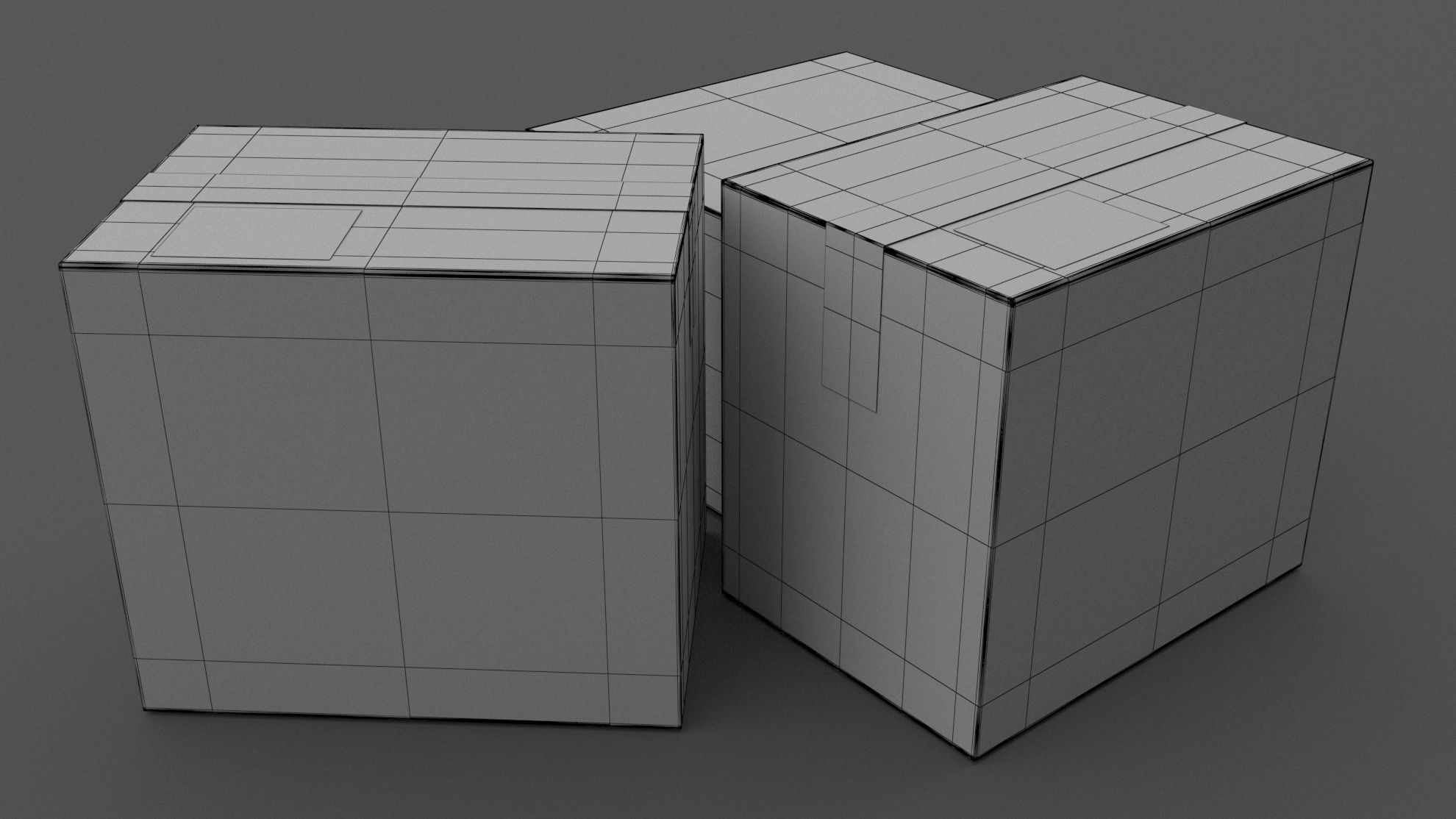 3D model Fedex Cardboard Box VR / AR / low-poly | CGTrader