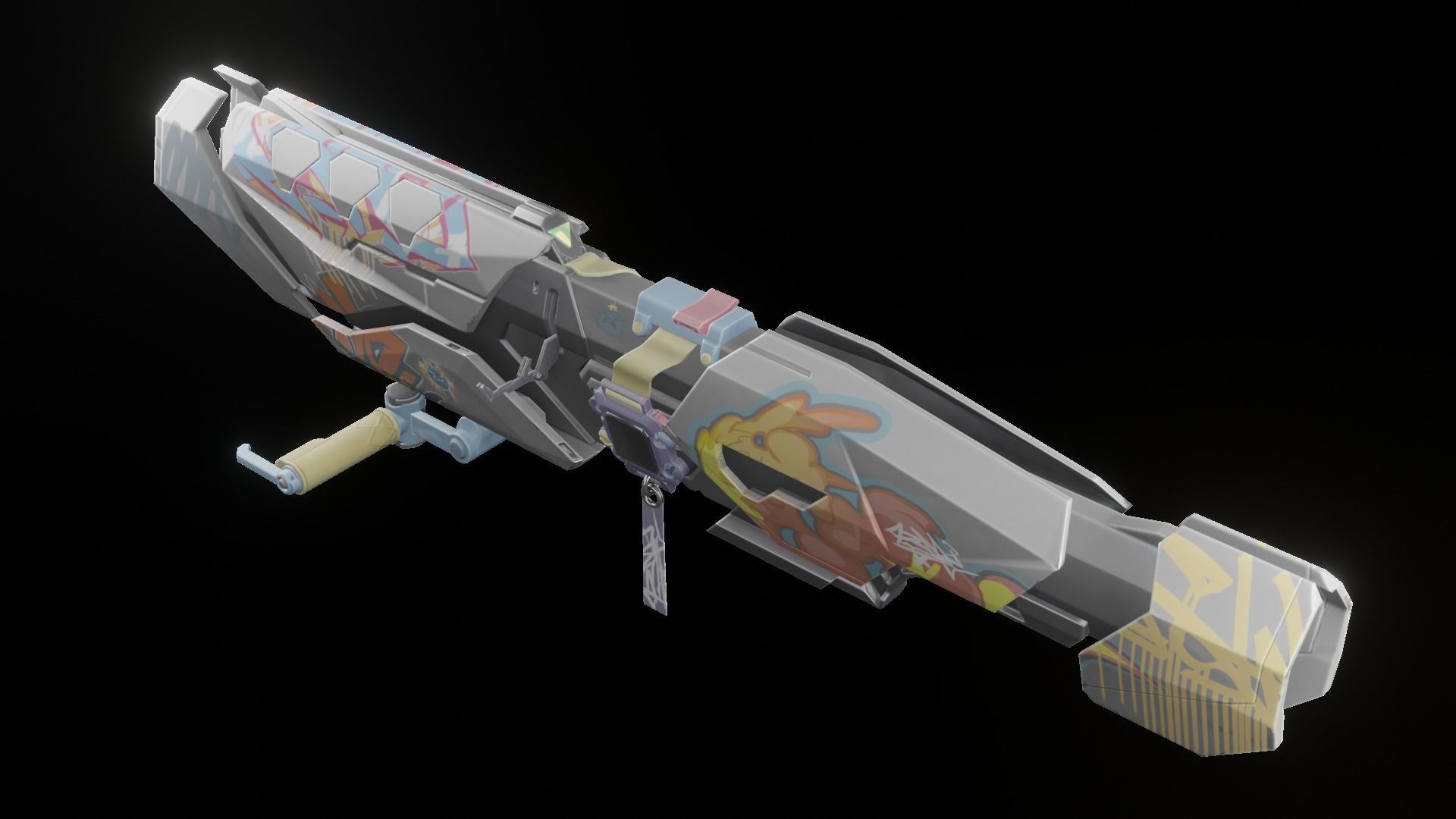 3D model Raze RPG - Rigged VR / AR / low-poly rigged | CGTrader