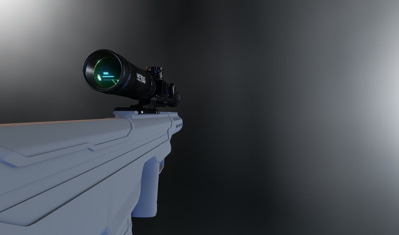 3D model TACTICAL Sniper Scope Game Ready VR / AR / low-poly | CGTrader