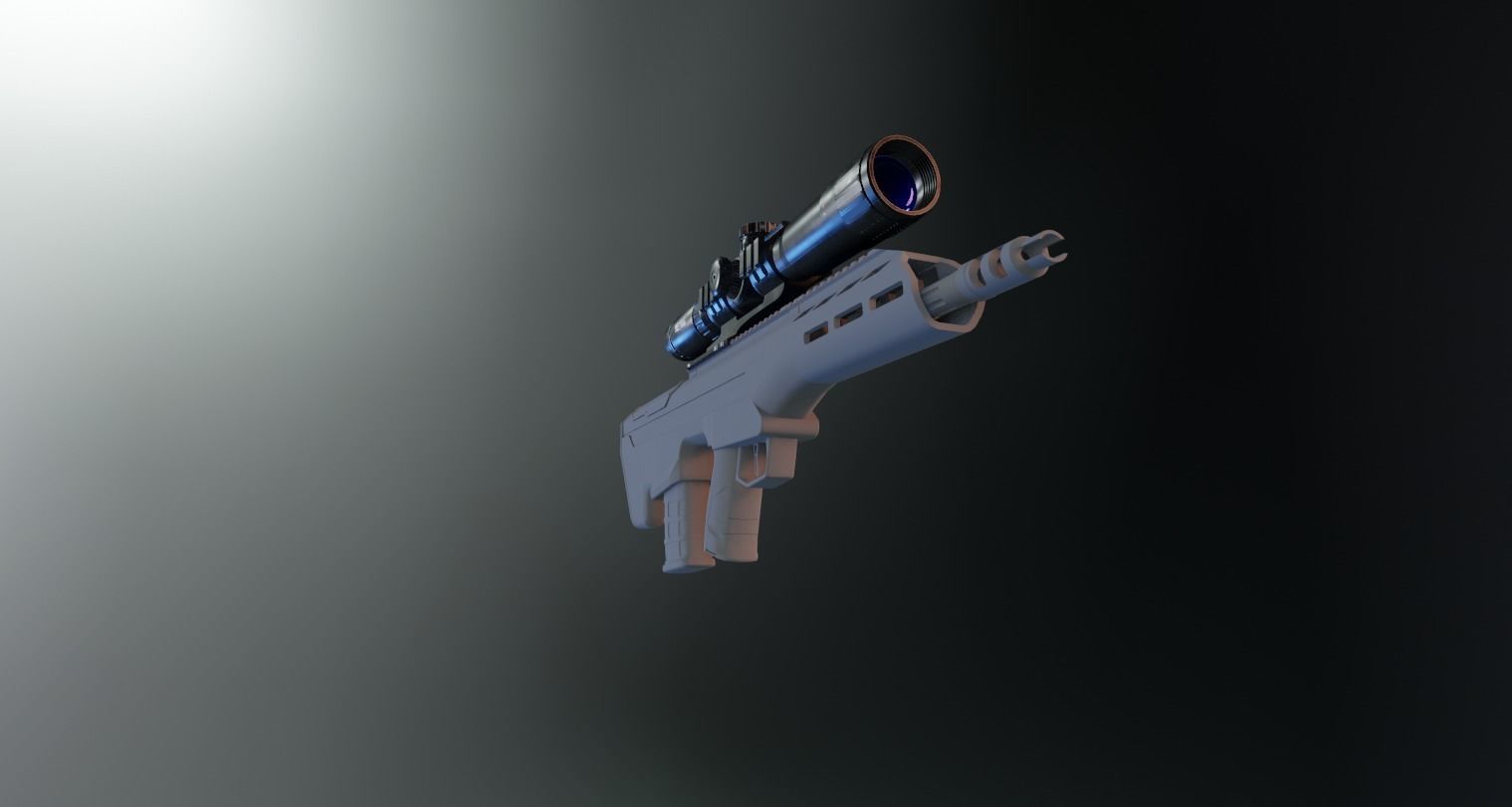 3D model TACTICAL Sniper Scope Game Ready VR / AR / low-poly | CGTrader