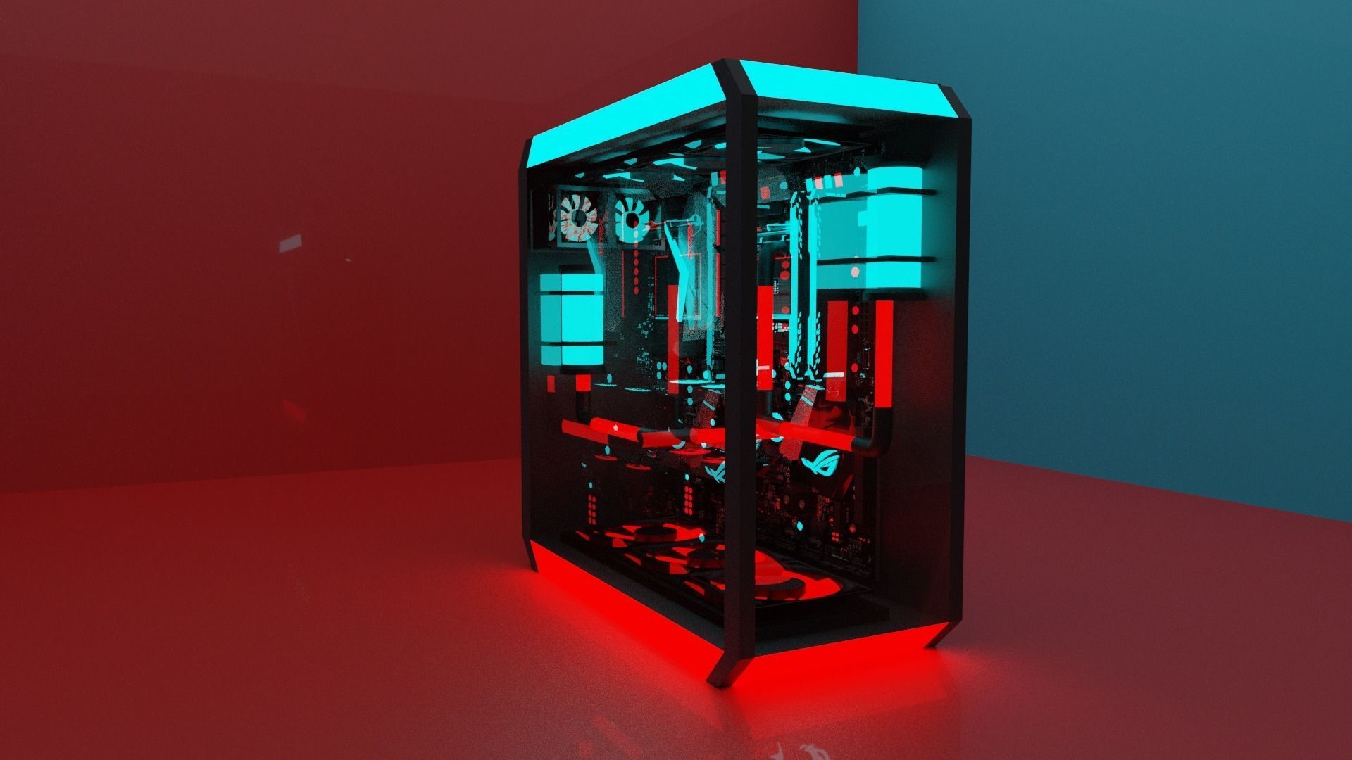extreme gaming PC with detailed specs and RGB lighting free VR / AR ...