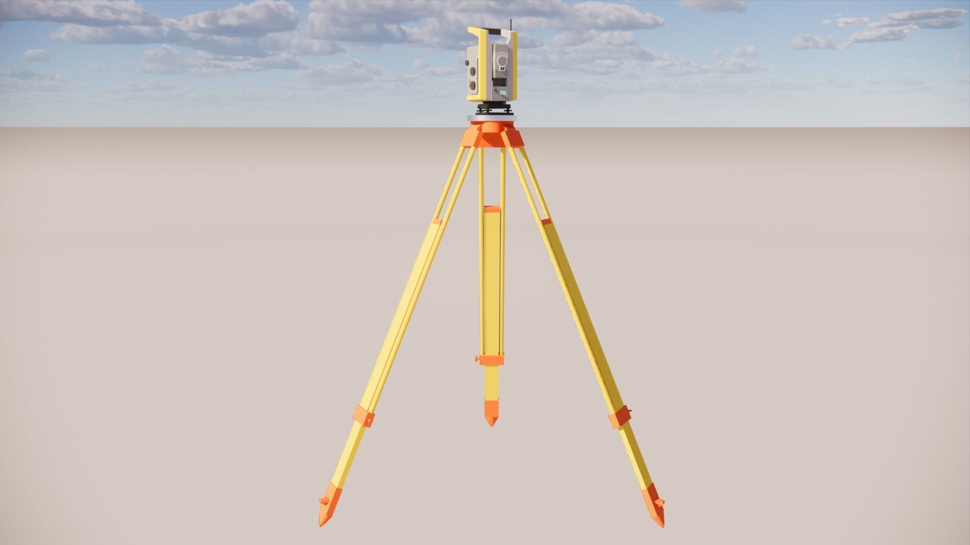 total station 3D model 3D printable | CGTrader