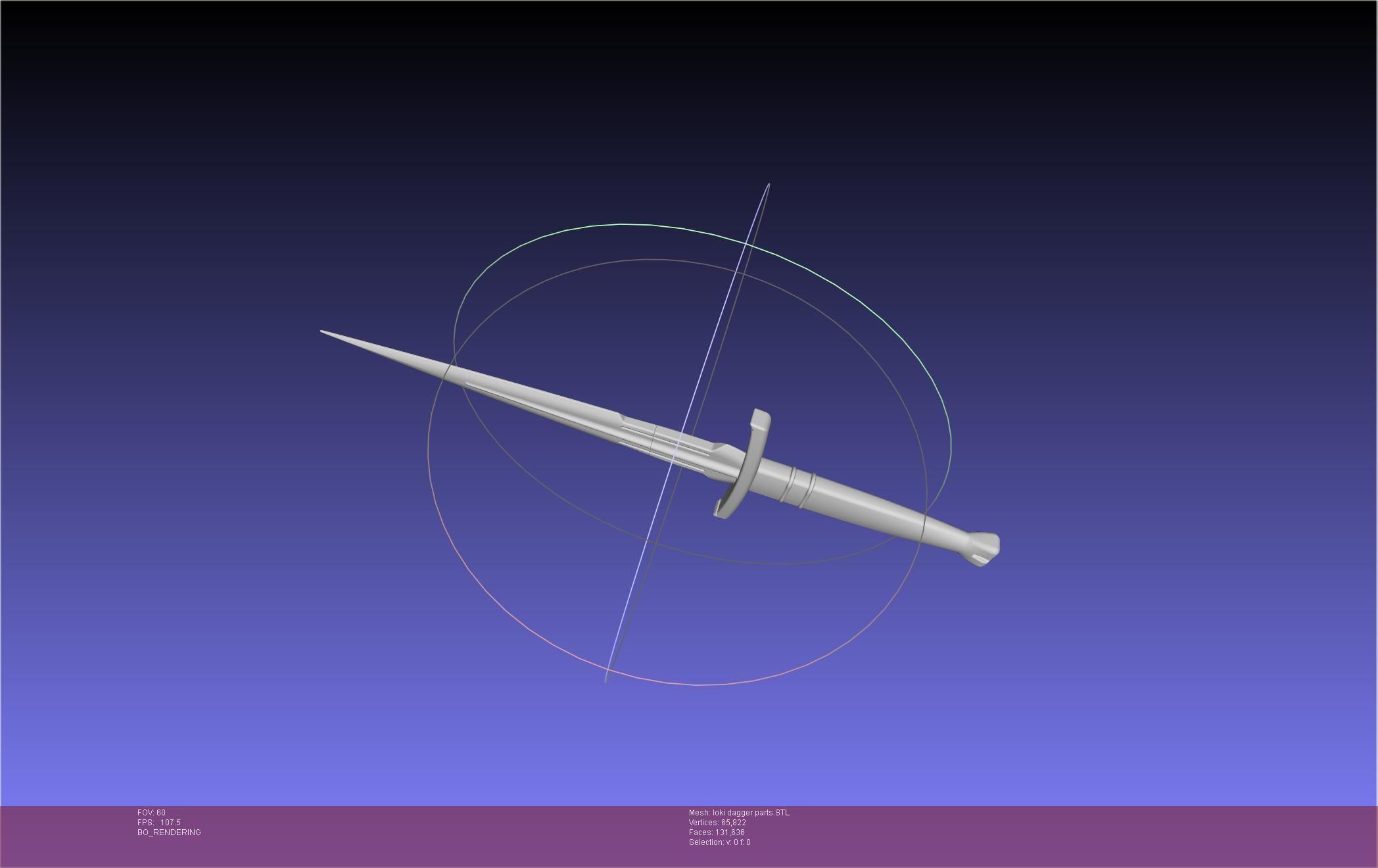Marvel Loki Dagger Printable Model 3D model 3D printable | CGTrader