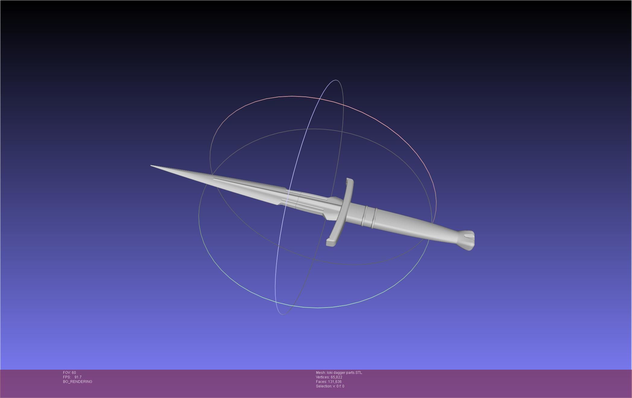 Marvel Loki Dagger Printable Model 3D model 3D printable | CGTrader