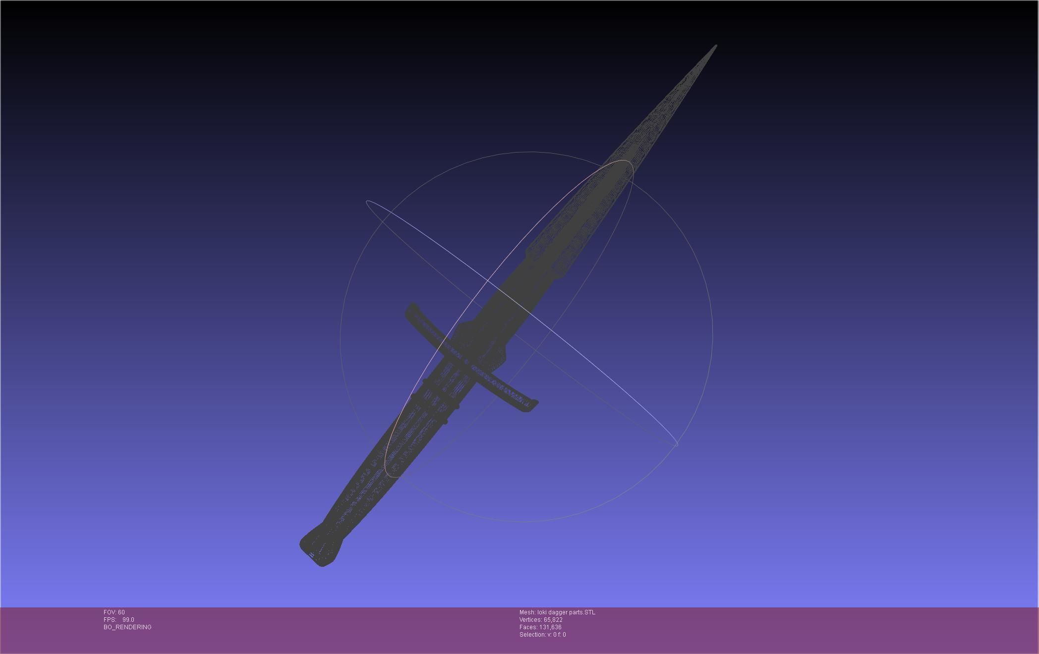 Marvel Loki Dagger Printable Model 3D model 3D printable | CGTrader