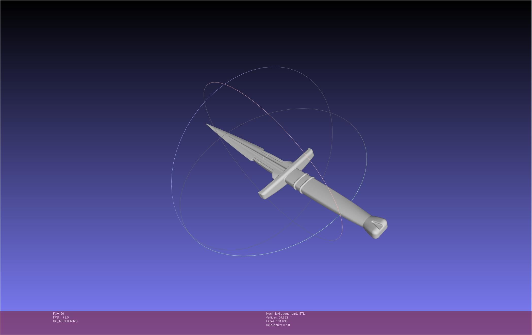 Marvel Loki Dagger Printable Model 3D model 3D printable | CGTrader