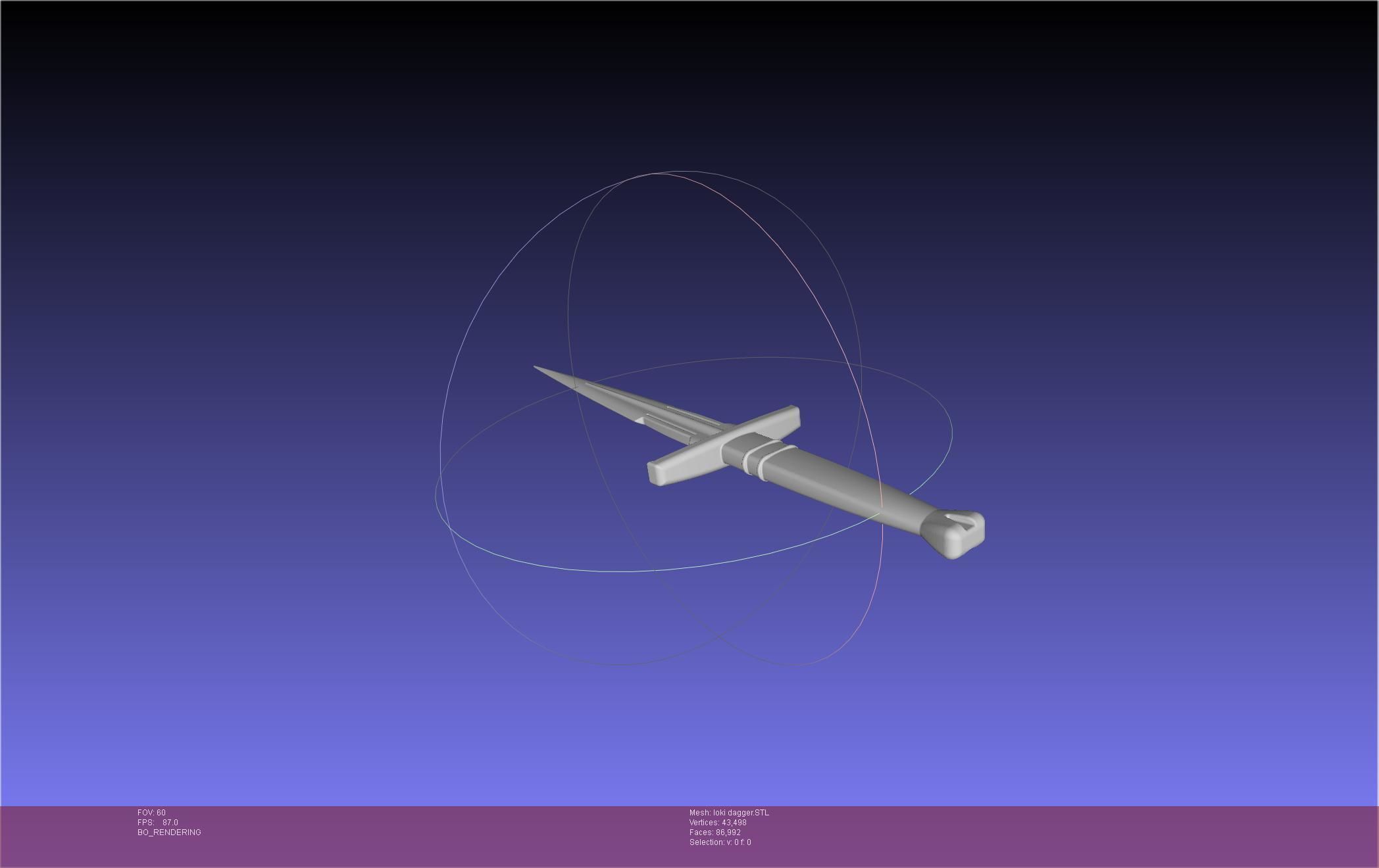 Marvel Loki Dagger Printable Model 3D model 3D printable | CGTrader