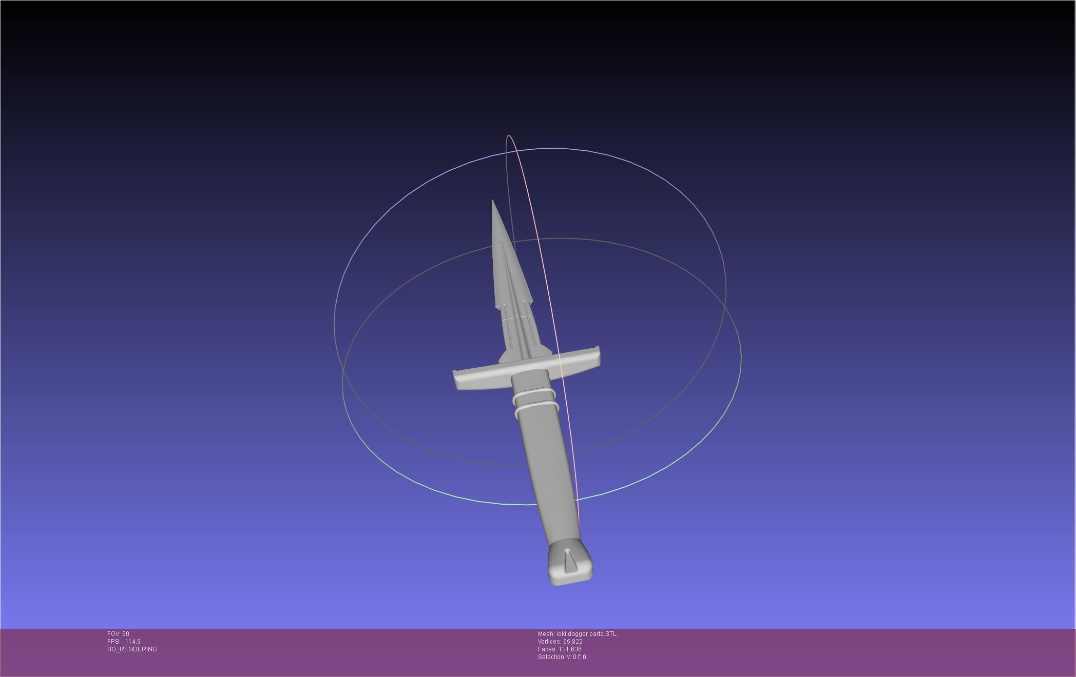 Marvel Loki Dagger Printable Model 3D model 3D printable | CGTrader