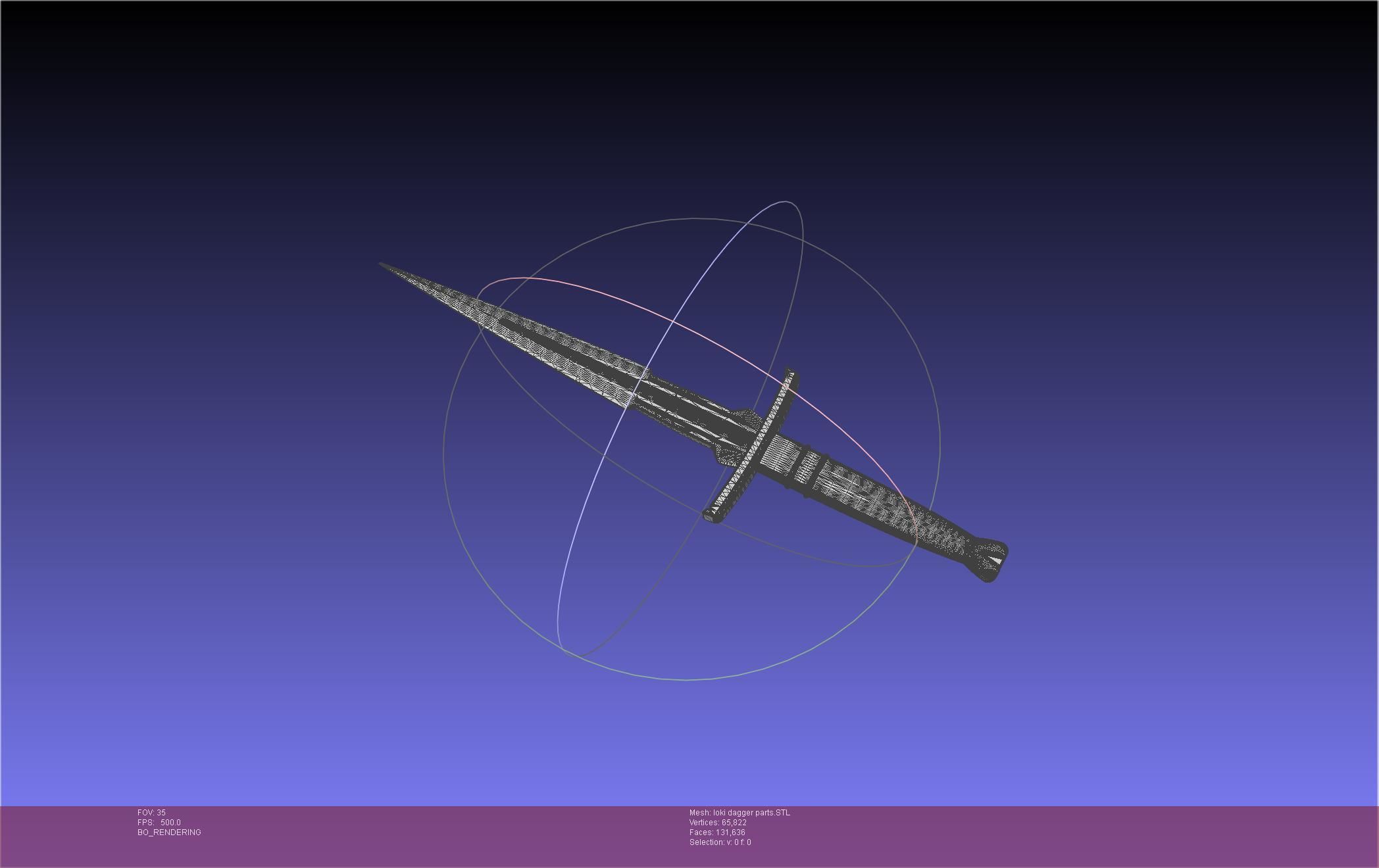 Marvel Loki Dagger Printable Model 3D model 3D printable | CGTrader