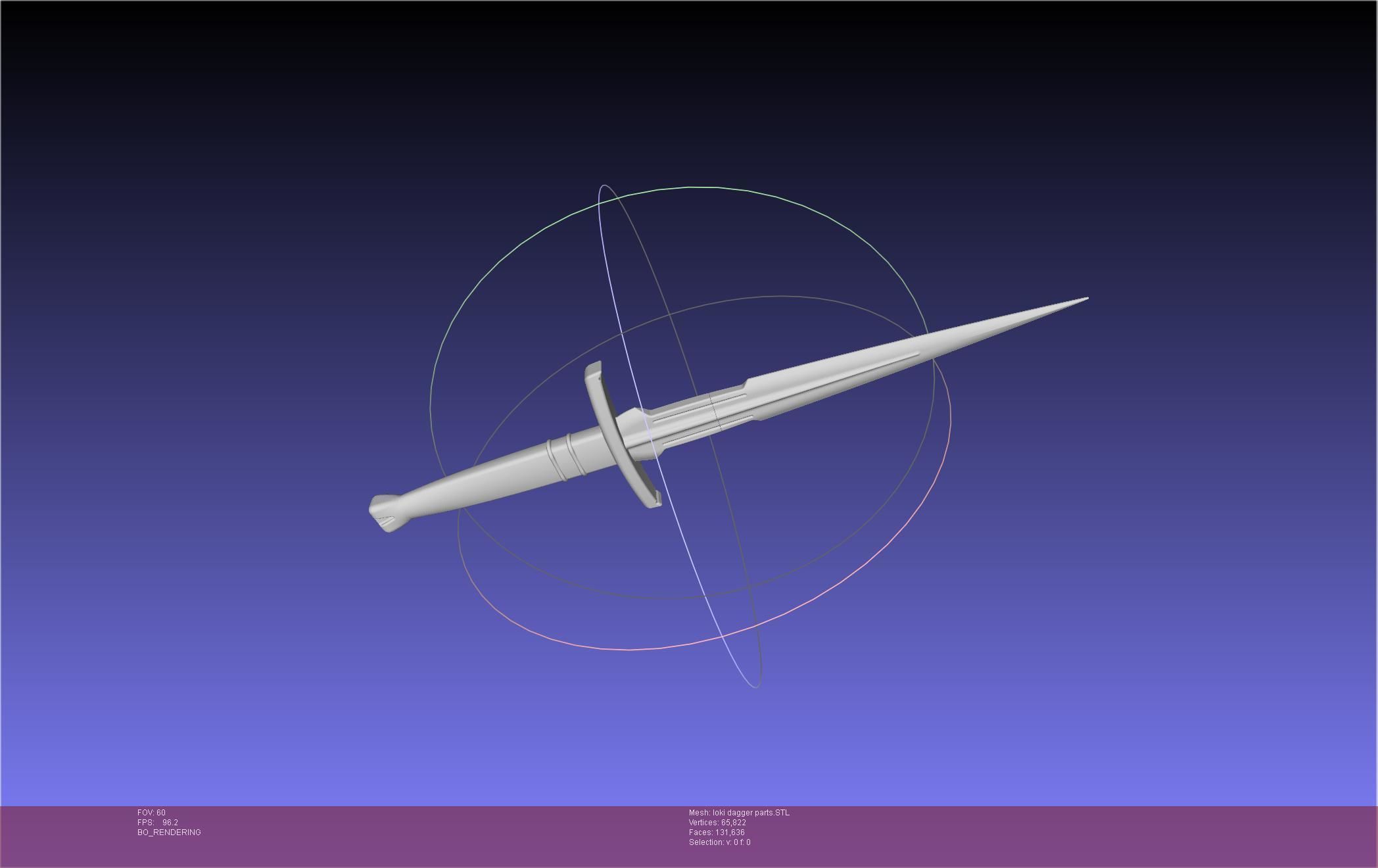 Marvel Loki Dagger Printable Model 3D model 3D printable | CGTrader