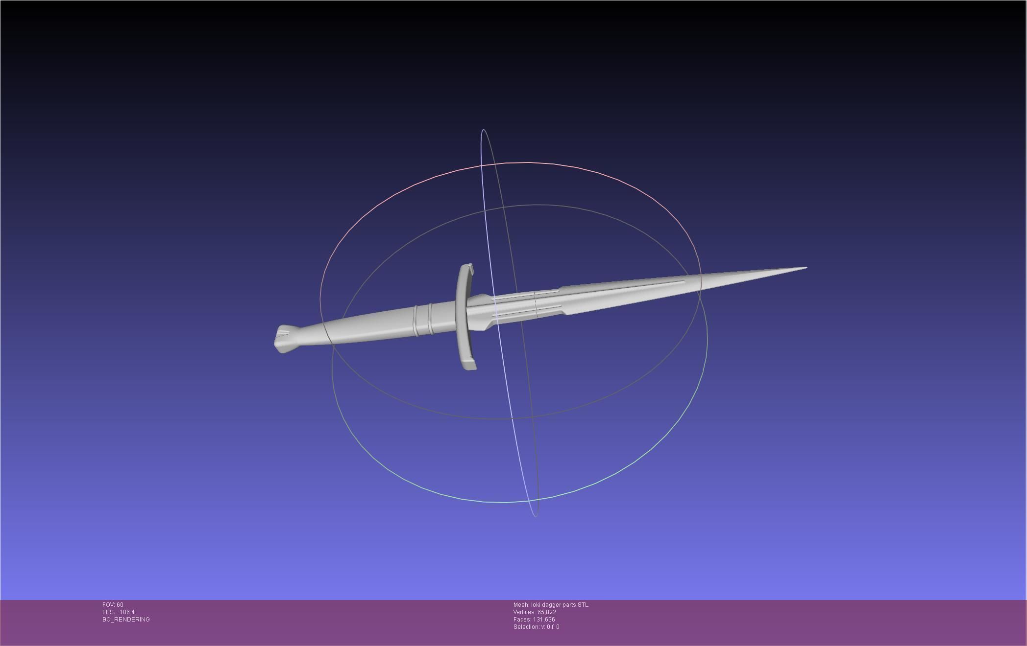 Marvel Loki Dagger Printable Model 3D model 3D printable | CGTrader