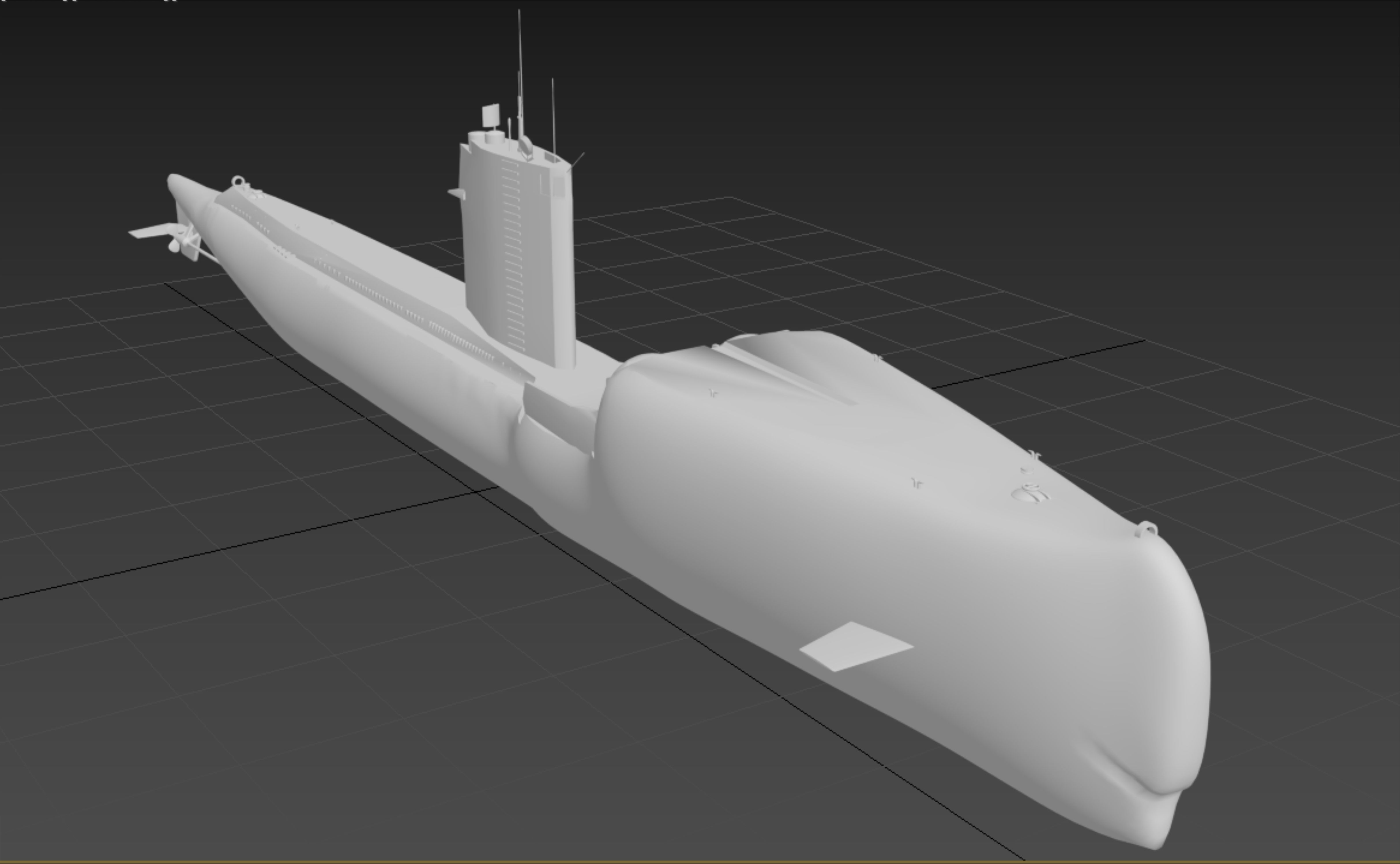 USS Growler SSG-577 submarine 3D model | CGTrader