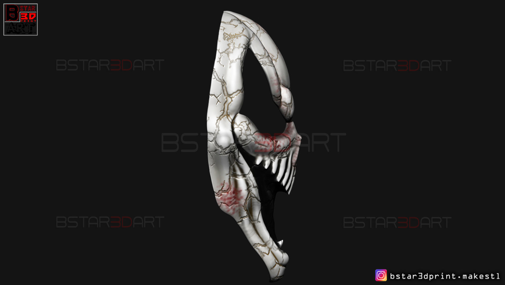 The Viper Ghost Face Mask - Dead by Daylight 3D model 3D printable ...