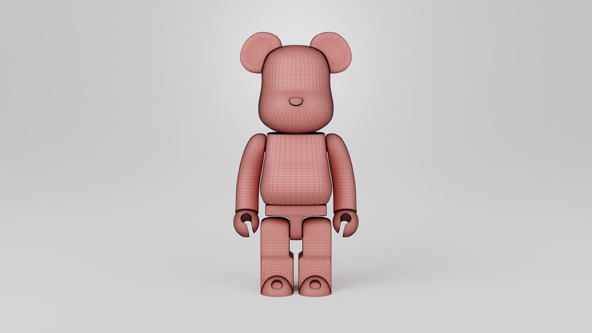 Bearbrick 500mm Move 3D model 3D printable | CGTrader