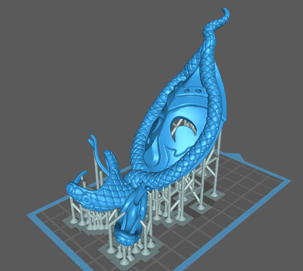 Snake mask 3d print 3D model 3D printable | CGTrader