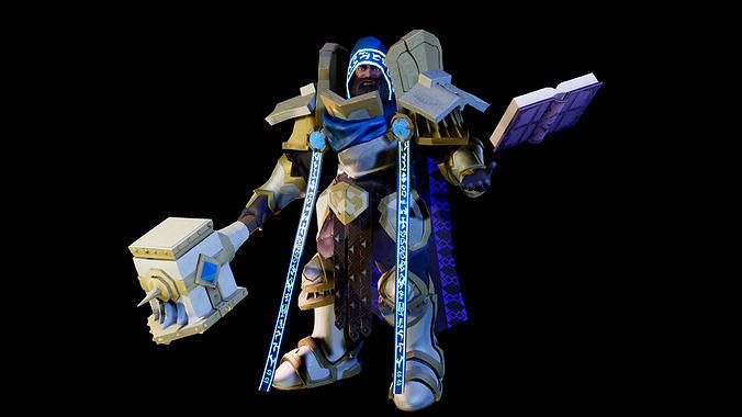 3D model Paladin VR / AR / low-poly | CGTrader