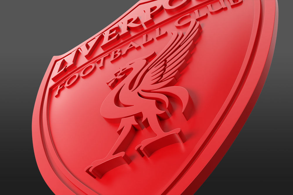 Liverpool FC shield - 3D printing 3D model 3D printable | CGTrader
