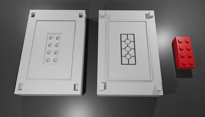 Mold for Plastic Brick - Form 3D model 3D printable | CGTrader