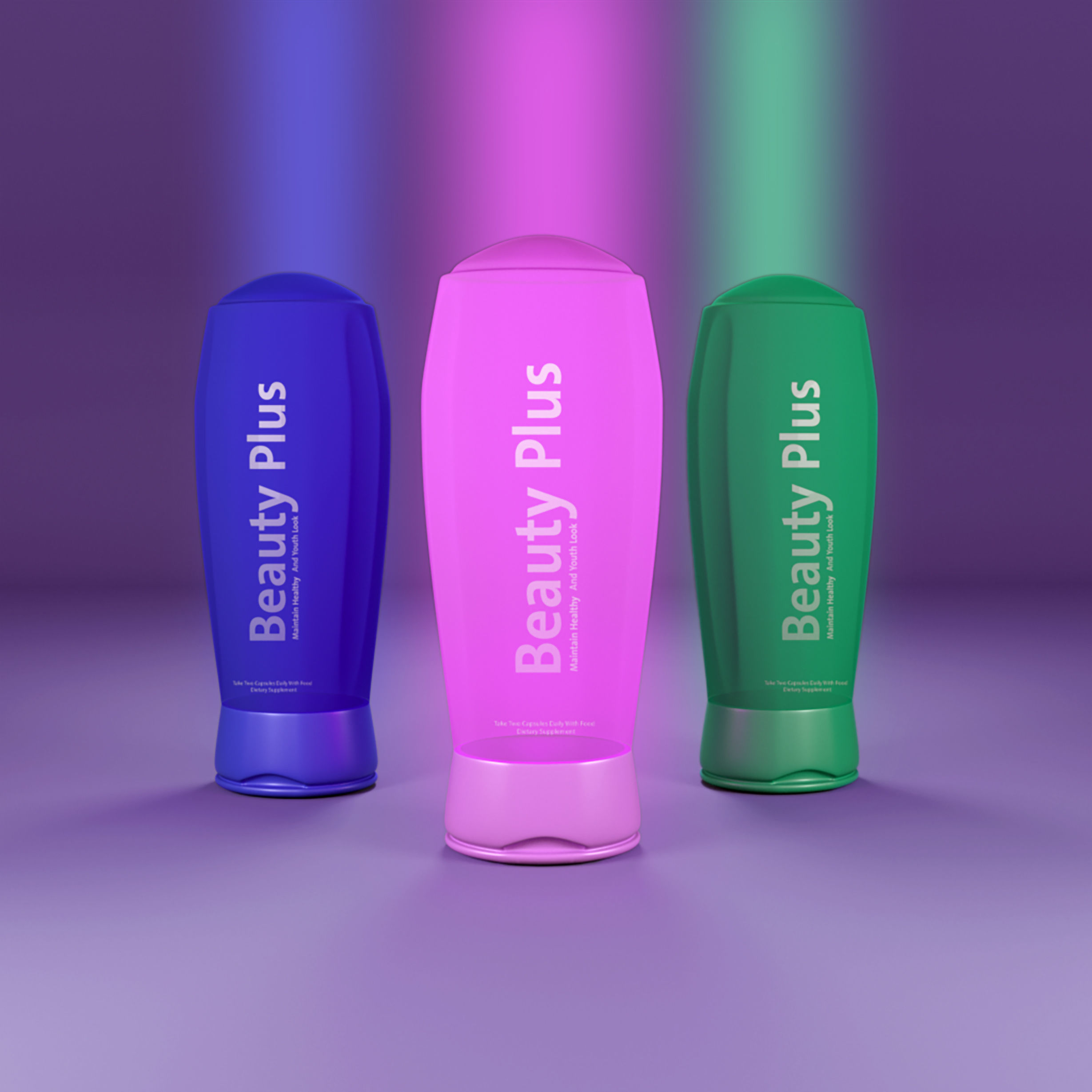 shampoo bottle 3D model | CGTrader