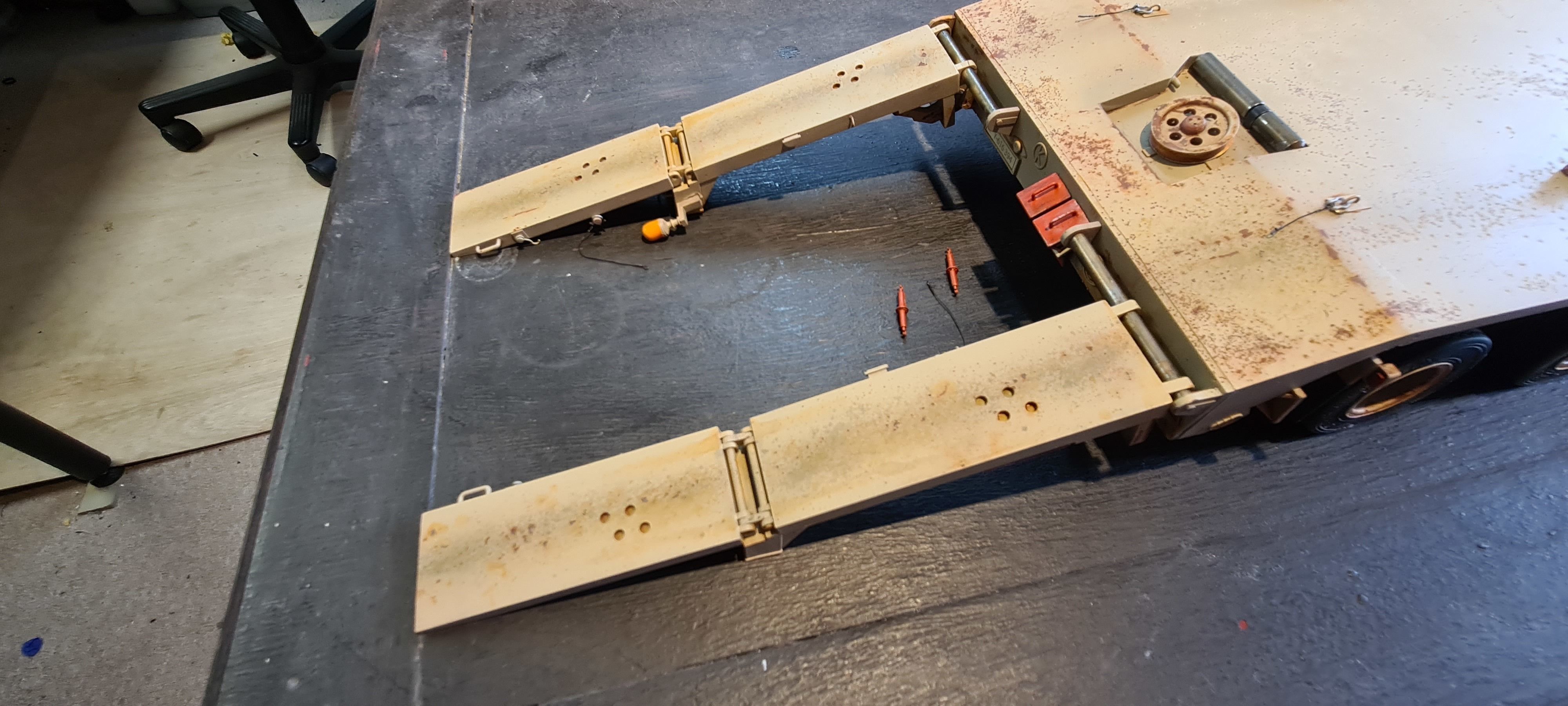 Faun SLT-56 Tank Transporter Trailer 3D model | CGTrader