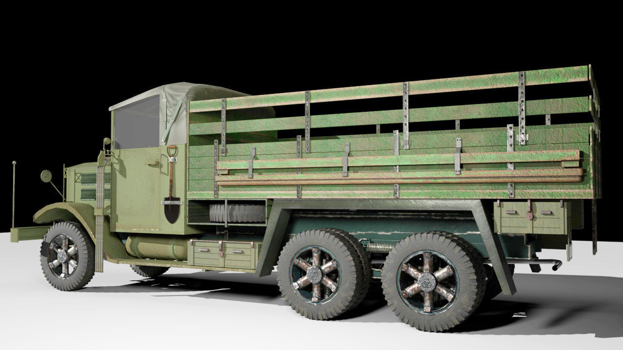 WW2 German Krupp Truck 3D model | CGTrader