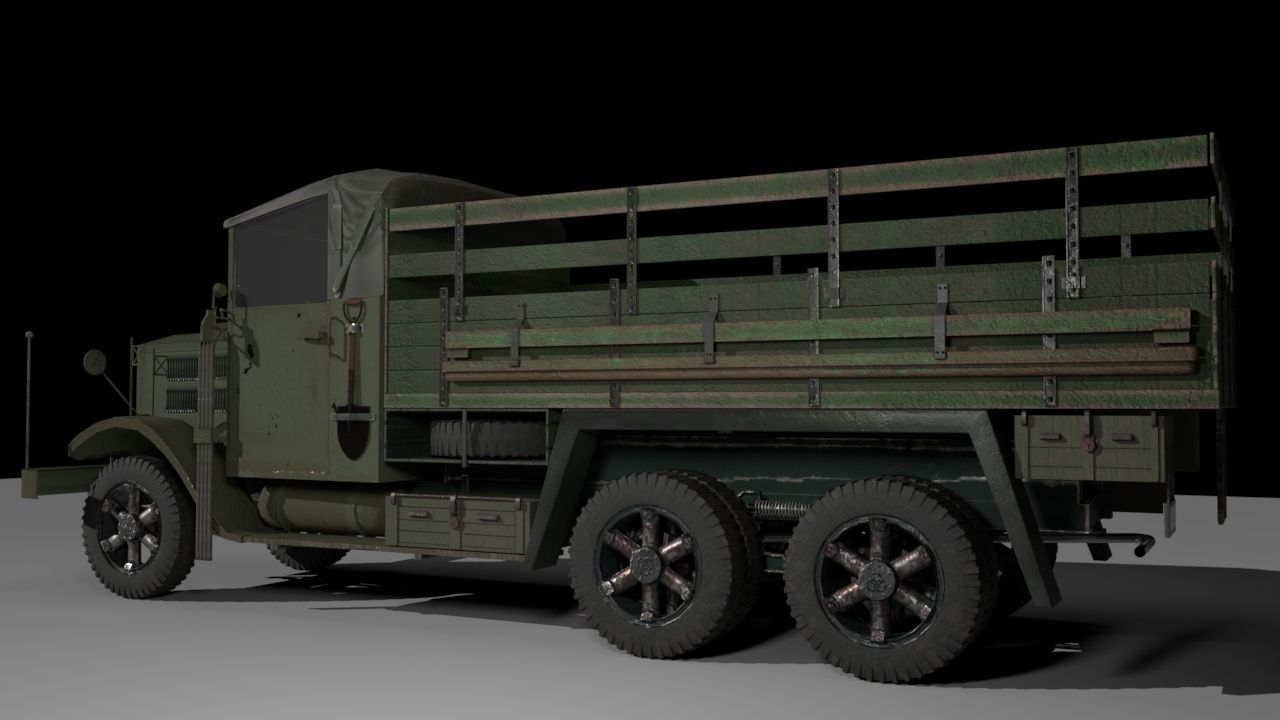 WW2 German Krupp Truck 3D model | CGTrader